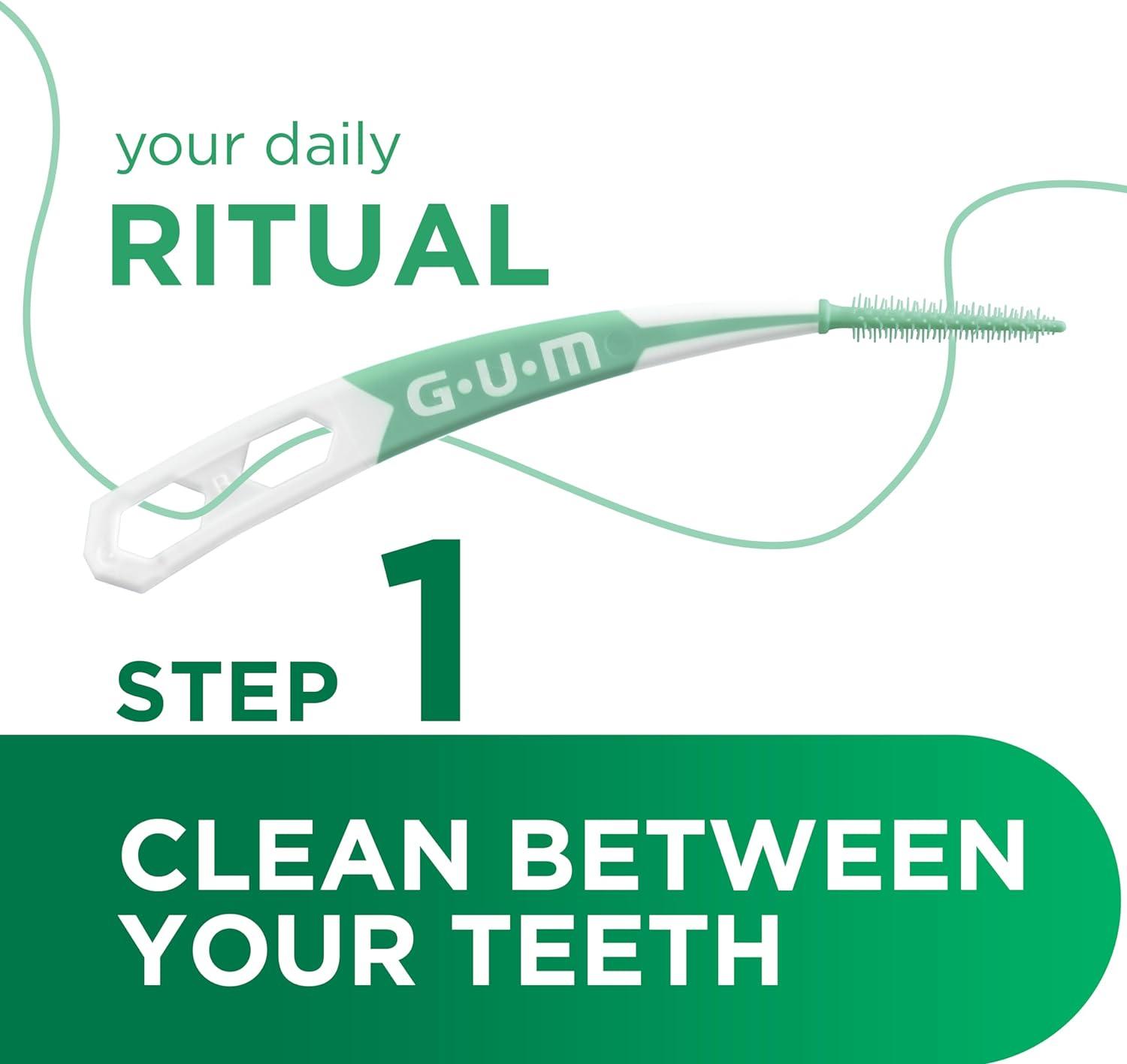 Gum Soft-Picks Pro Interdental Cleaners | Curved Design for Easy Access & Gentle Care for ...