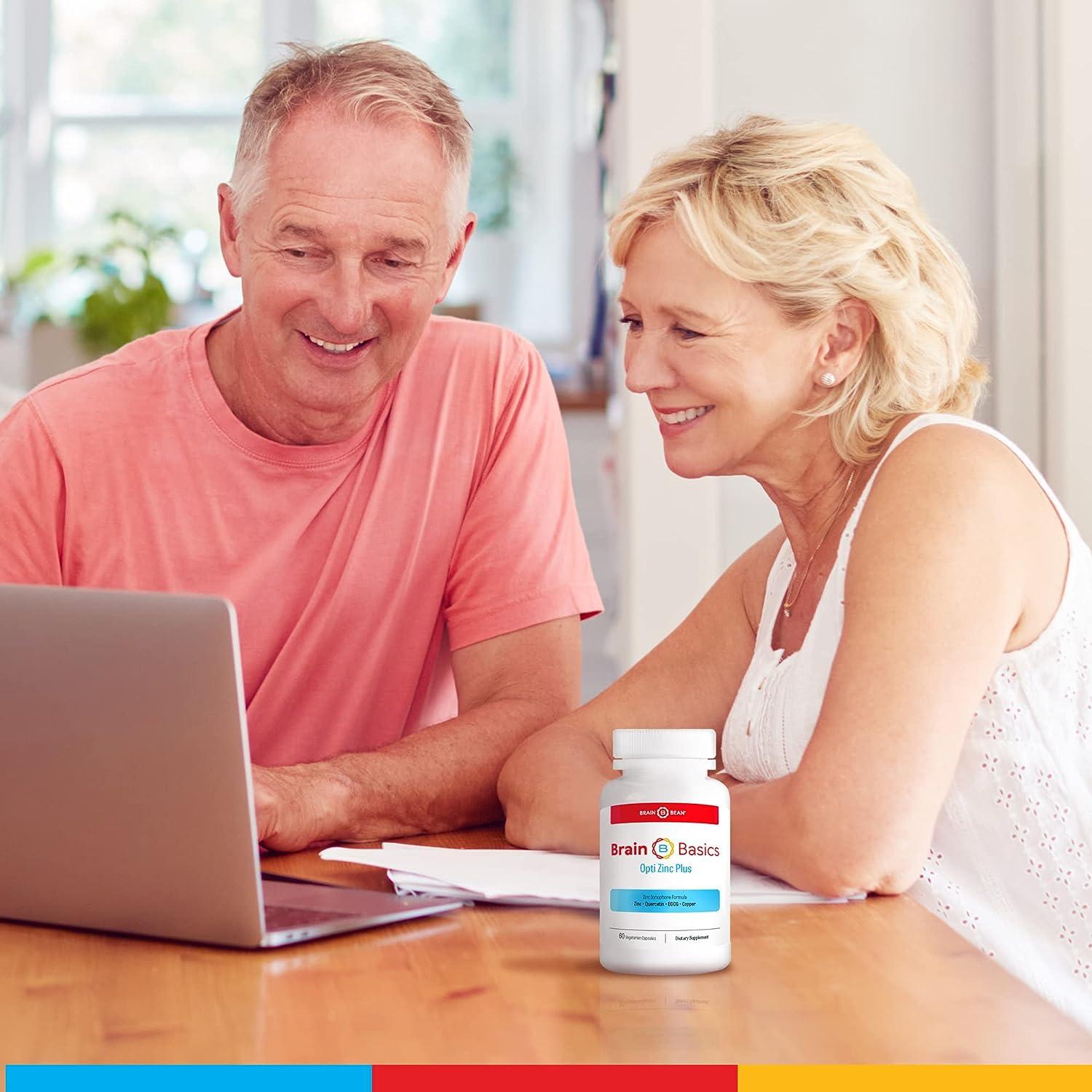 Brain Basics Opti Zinc Plus - Immune Support Formula with Quercetin ...