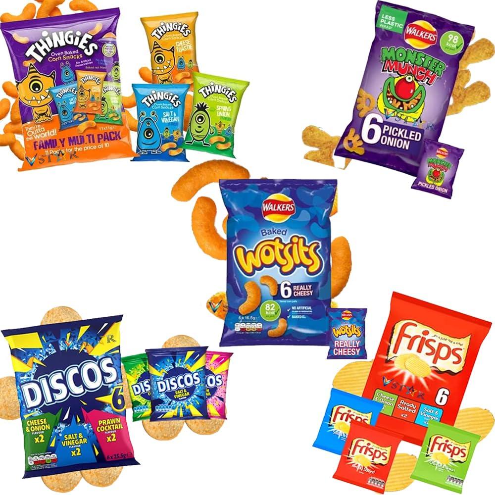 Walkers Wotsits Frisps Monster Munch Pickled Onion Rings Thingies ...