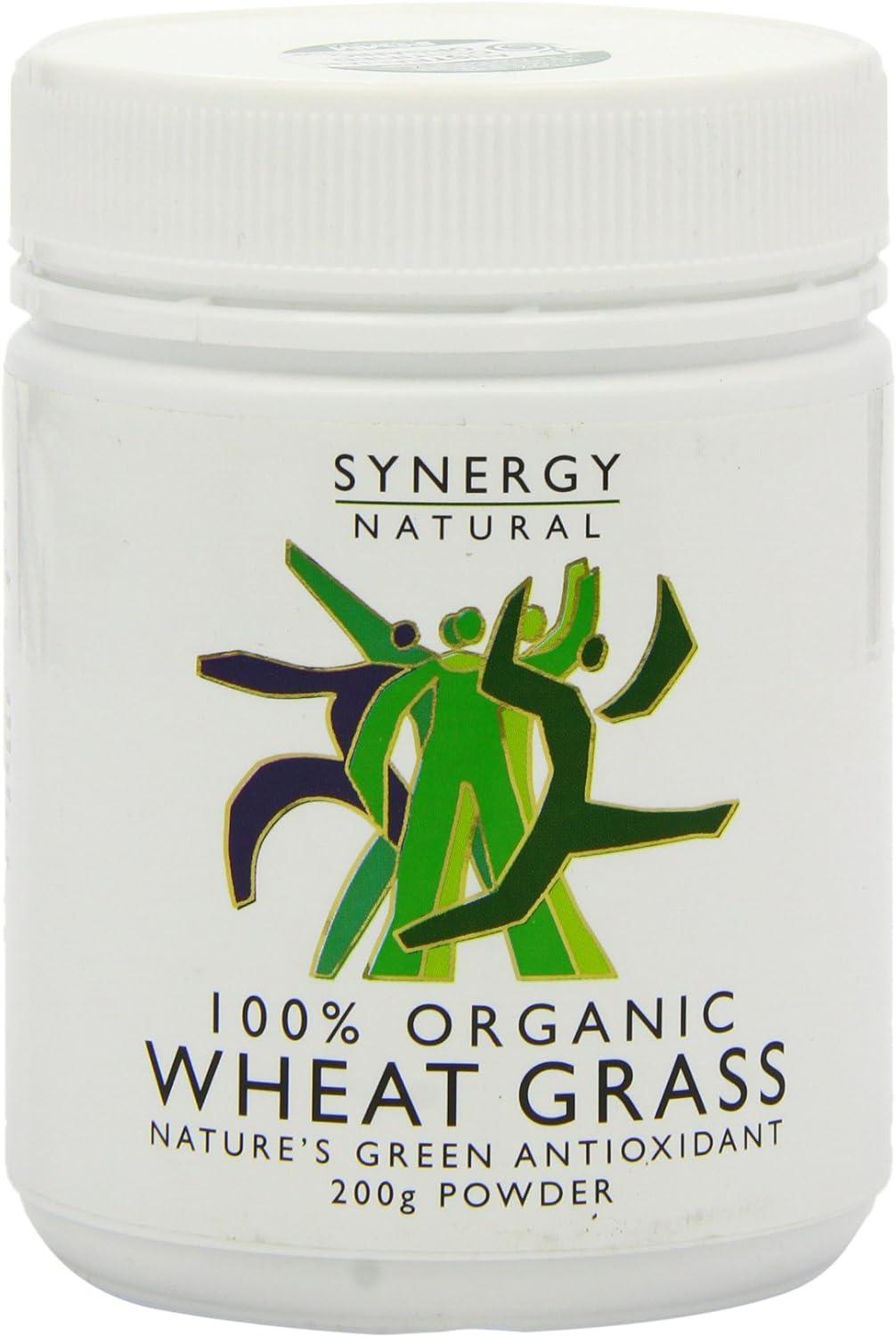 Synergy 200g Wheat Grass Powder - Pure and Potent Superfood Supplement ...