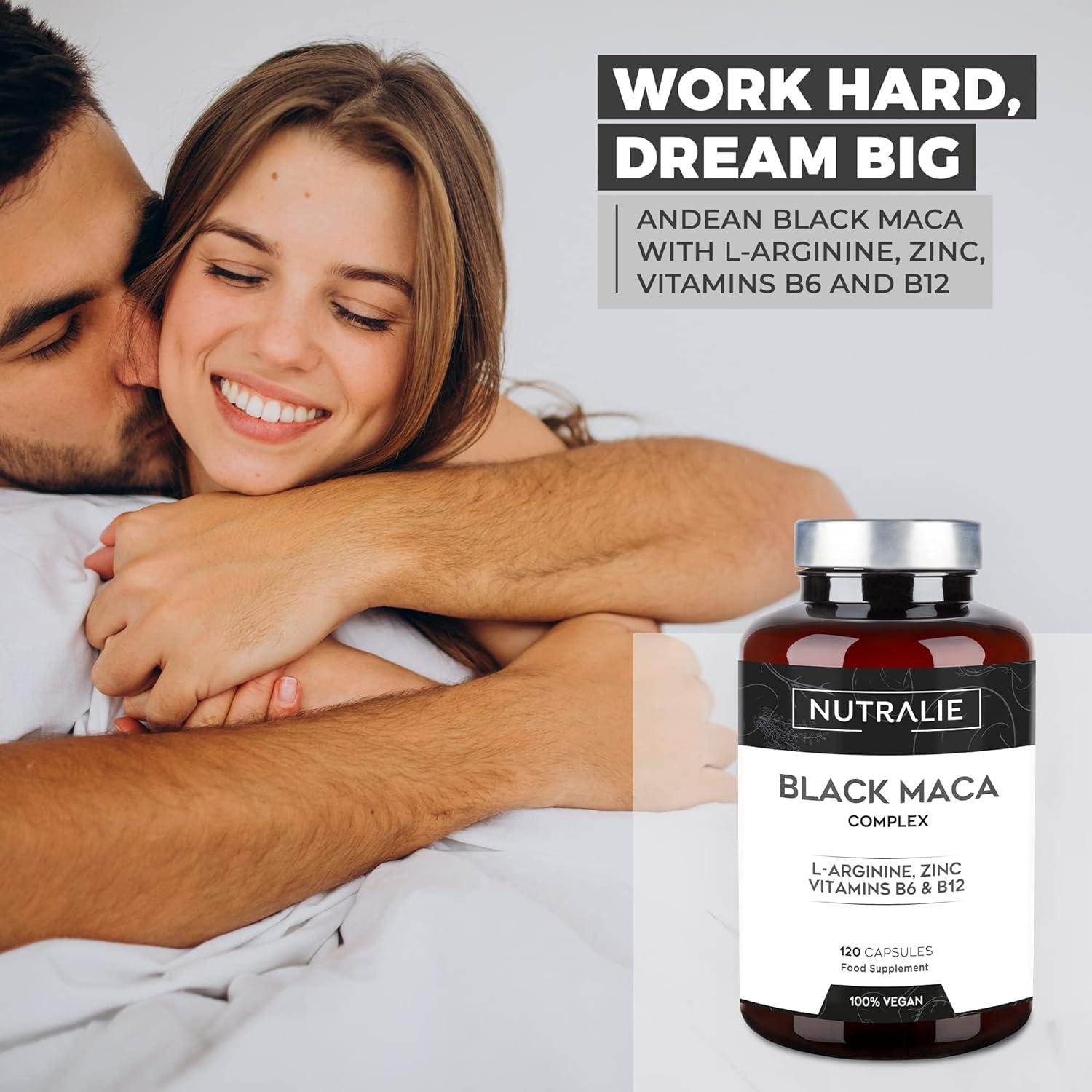 Black Maca Root Capsules 24000mg - High Strength Maca Complex for Women & Men - with L-Arginine ...