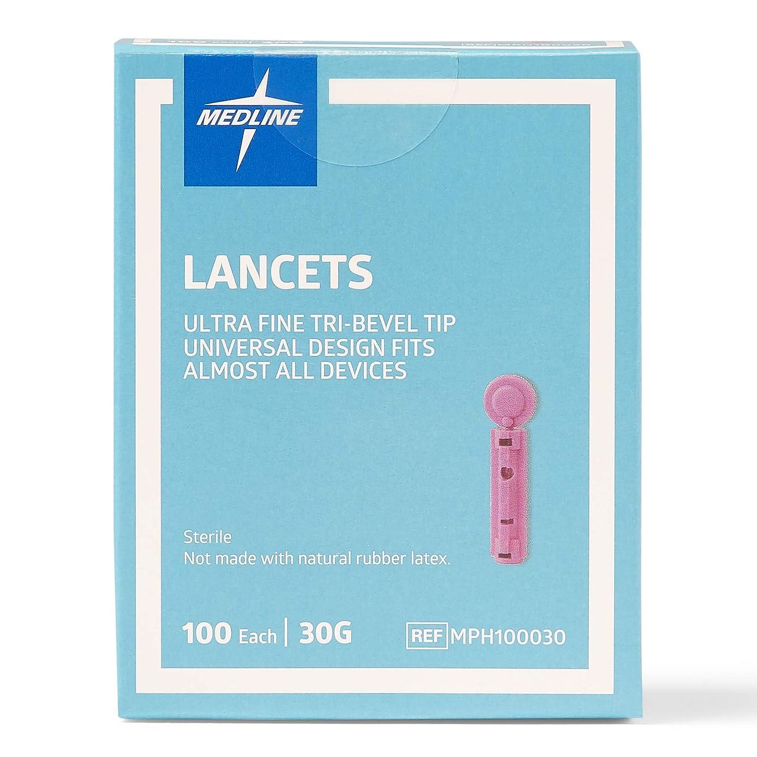 Medline General Purpose Lancet 30G - Box of 100 | Compatible with ...