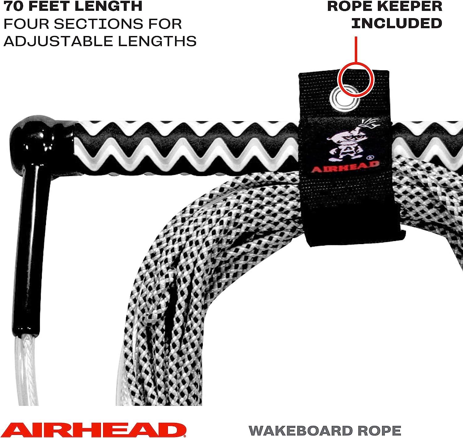 Airhead Spectra Fusion Wakeboard Rope - 70ft, 4 Sections | Premium ...