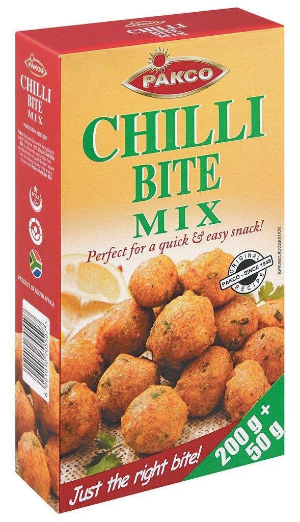 Pakco Chilli Bites Mix 250g - Authentic African Chilli Bhaji Mix for ...