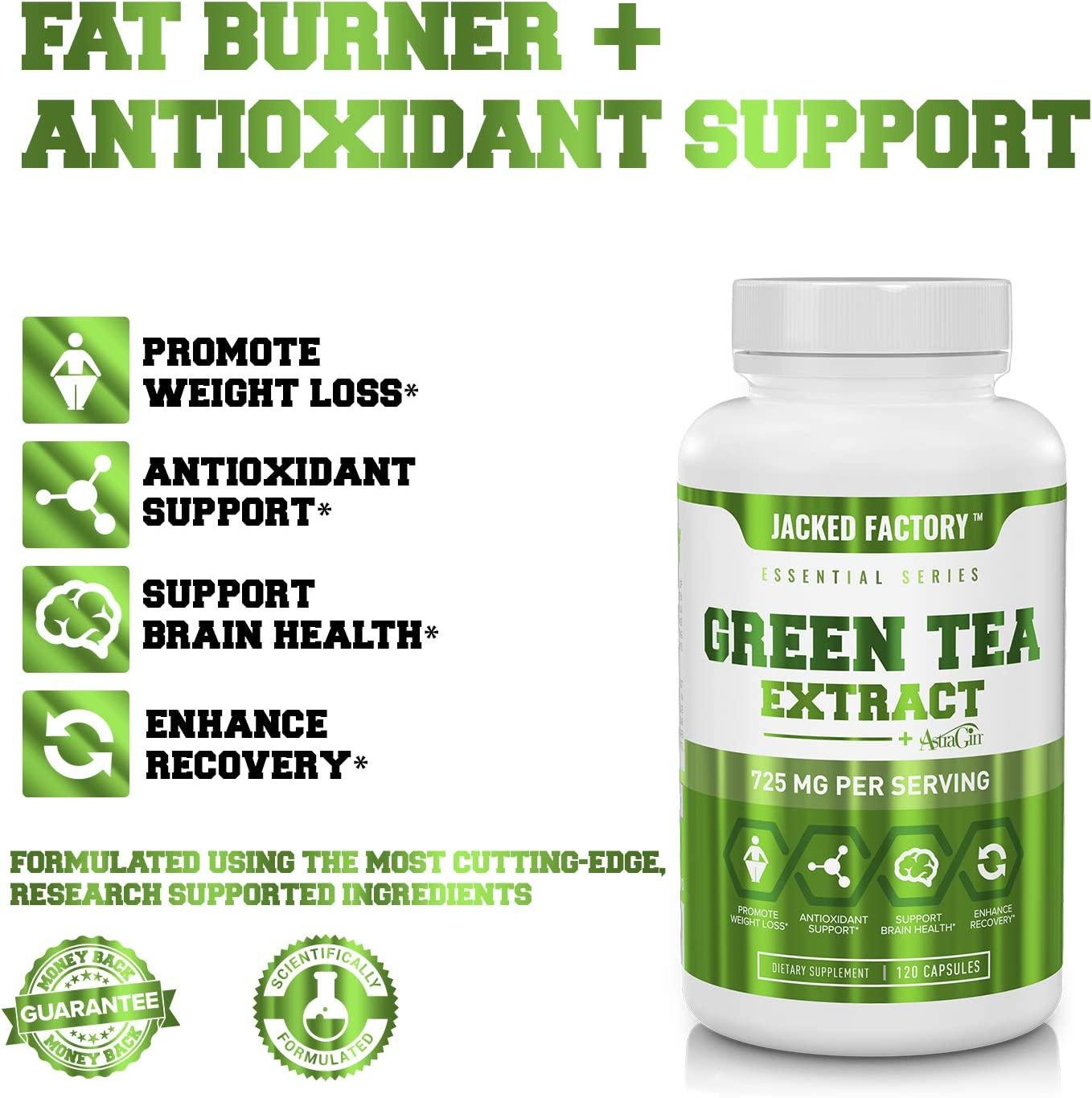 Green Tea Extract 725mg with AstraGin - 120 Veggie Capsules ...