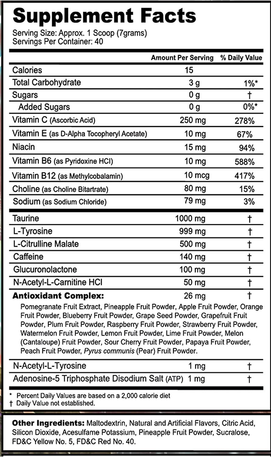 G Fuel Monster Hunter Mega Potion (40 Servings) Elite Energy and ...