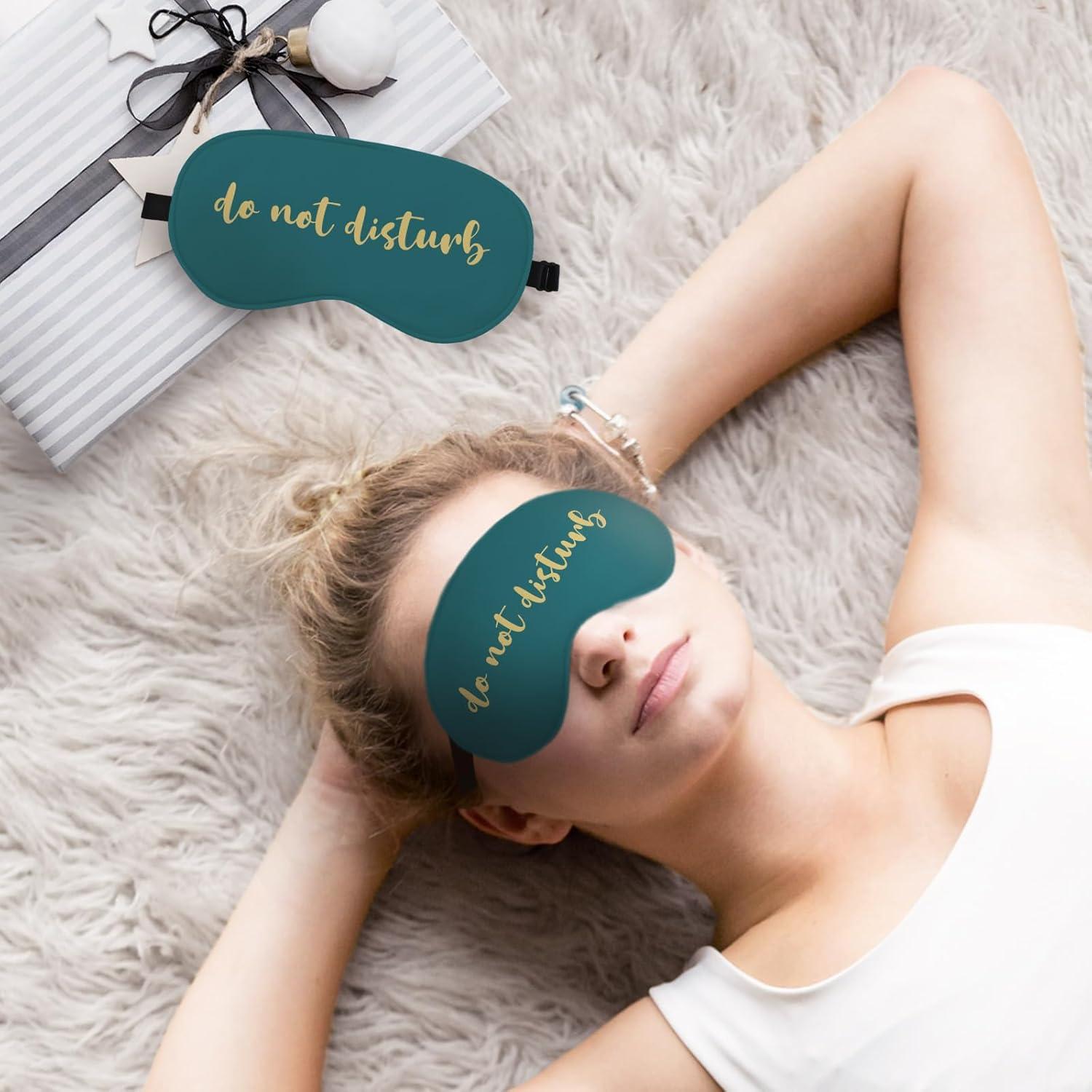 Funny Do Not Disturb Silk Eye Mask | Adjustable Sleep Mask for Kids ...