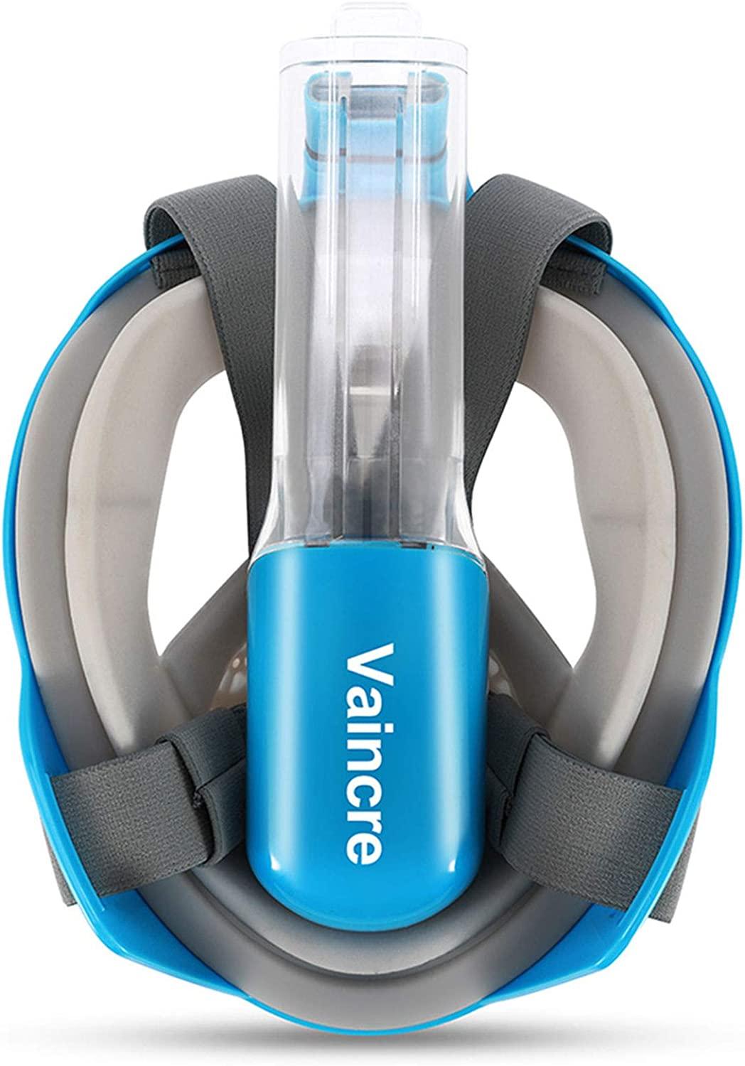 Vaincre 180 Full Face Snorkel Mask - Panoramic View, Anti-Fog, Anti ...