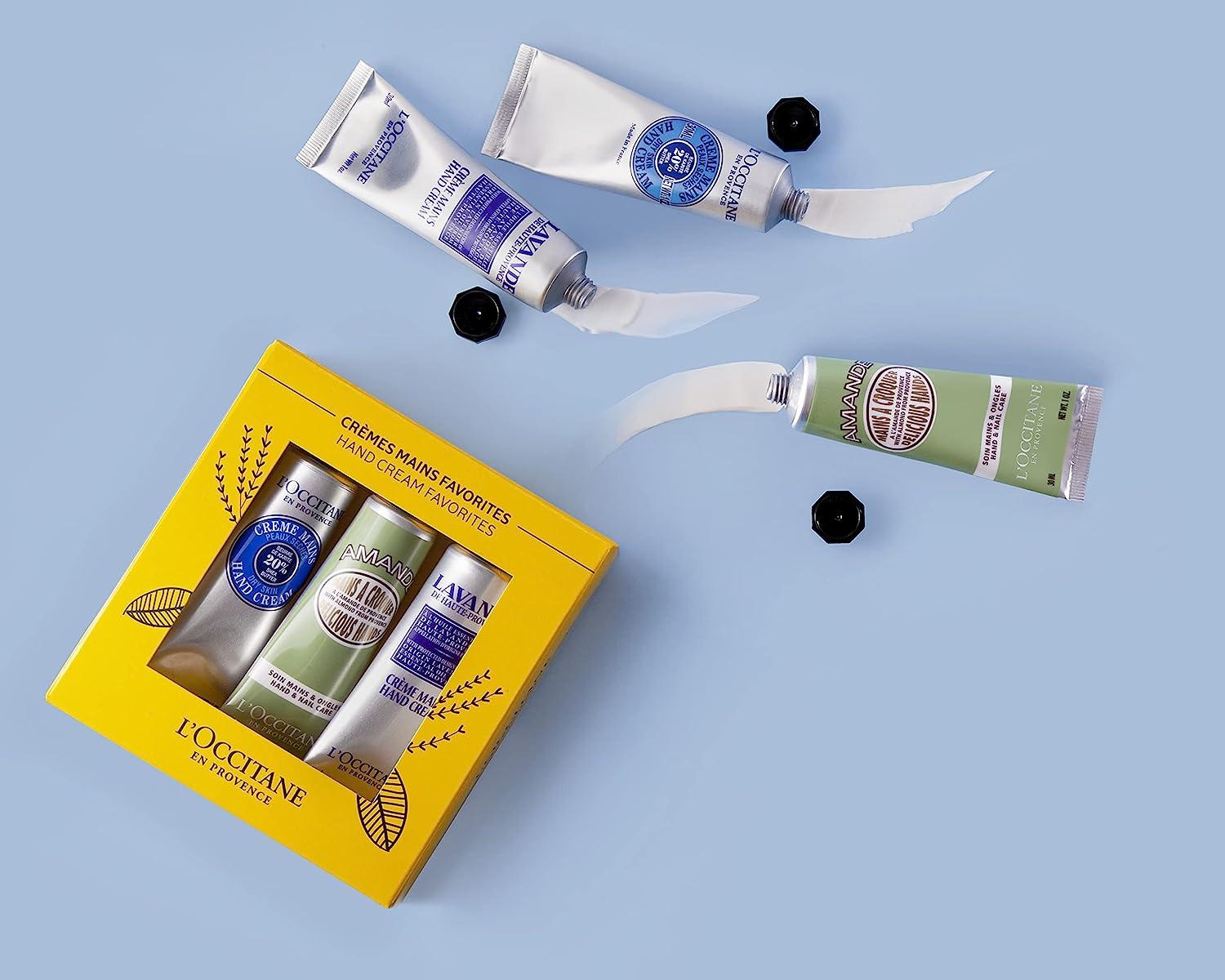 L'Occitane Hand Cream Classics 3-Piece Set - Moisturizing Hand Cream ...