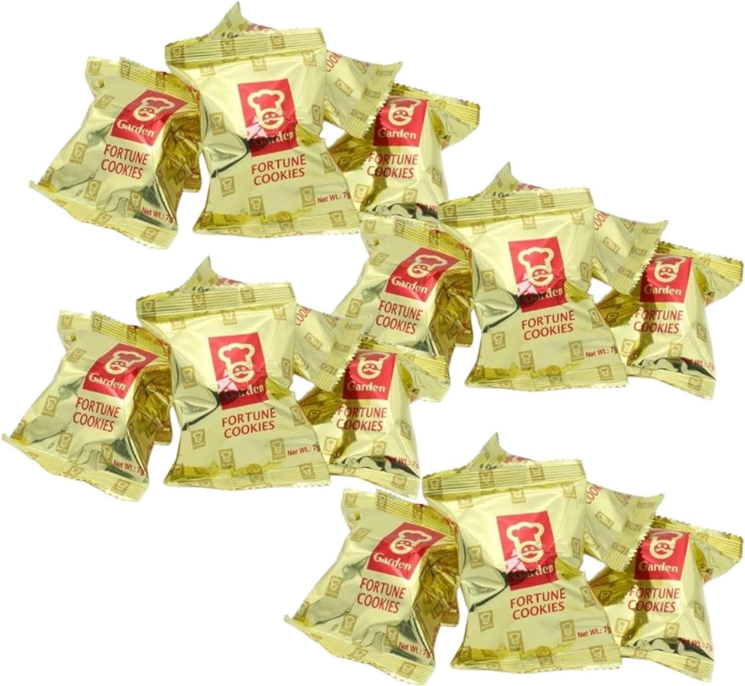 Garden Chinese Fortune Cookies 24 pack - Individually Wrapped Biscuits ...