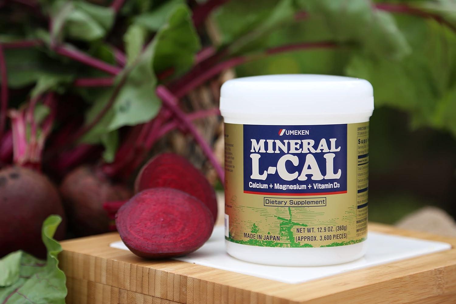 Umeken Mineral L-Cal Supplement 6 Month Supply | Enriched with ...