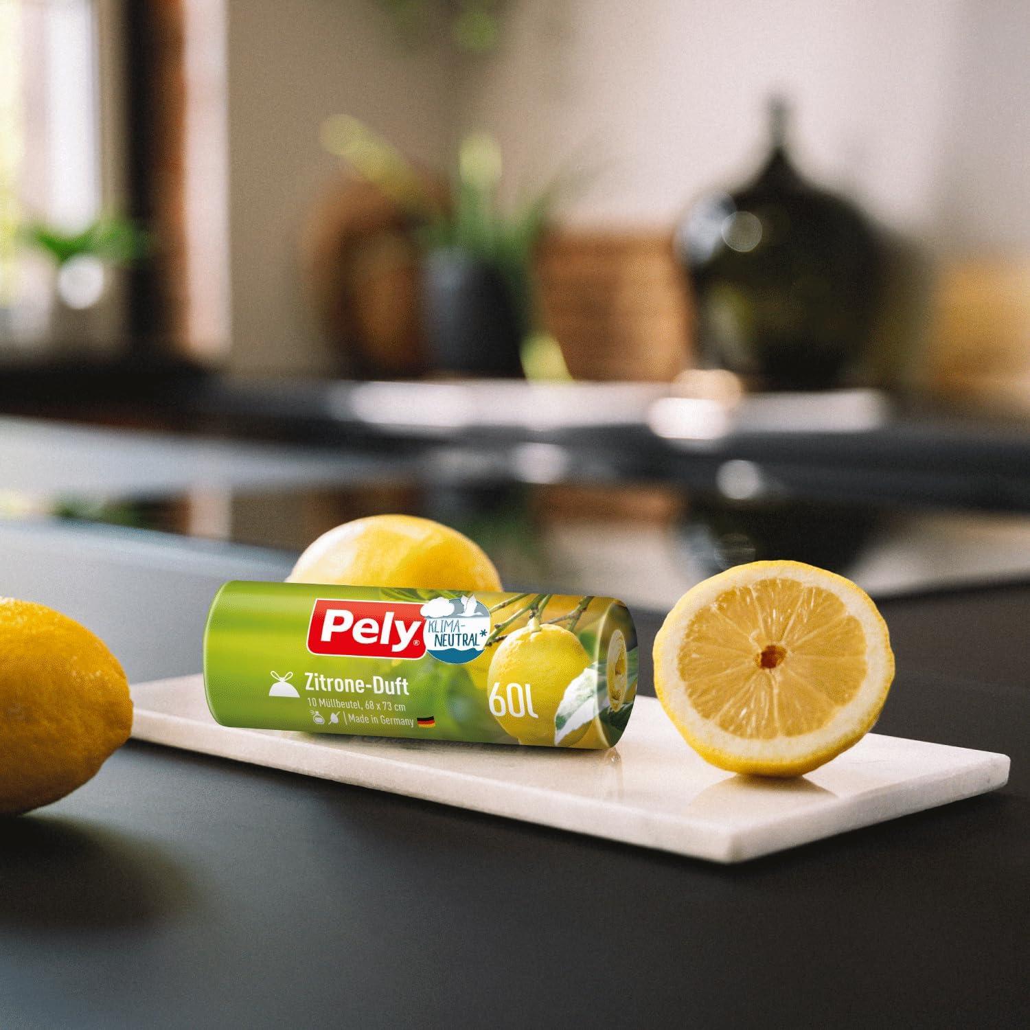 Eco-Friendly Pely Pull Tape Garbage Bags - Lemon Scented Climate ...