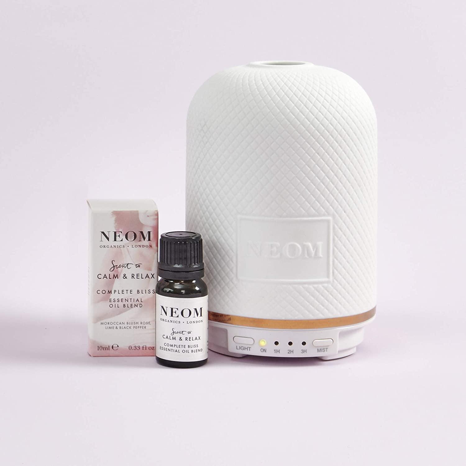 NEOM Complete Bliss Essential Oil Blend 10ml - Blush Rose, Lime & Black ...