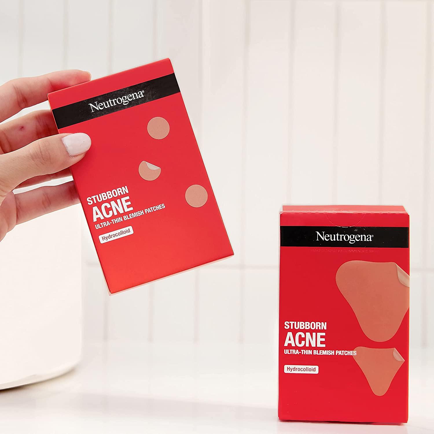 Neutrogena Acne Pimple Patches - Ultra-Thin Hydrocolloid Treatment for ...