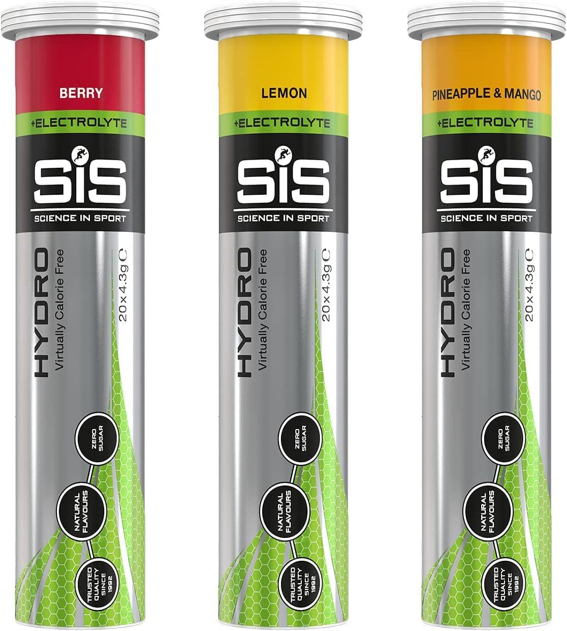 Science In Sport Hydro Hydration Tablets Variety Pack - 60 Effervescent ...