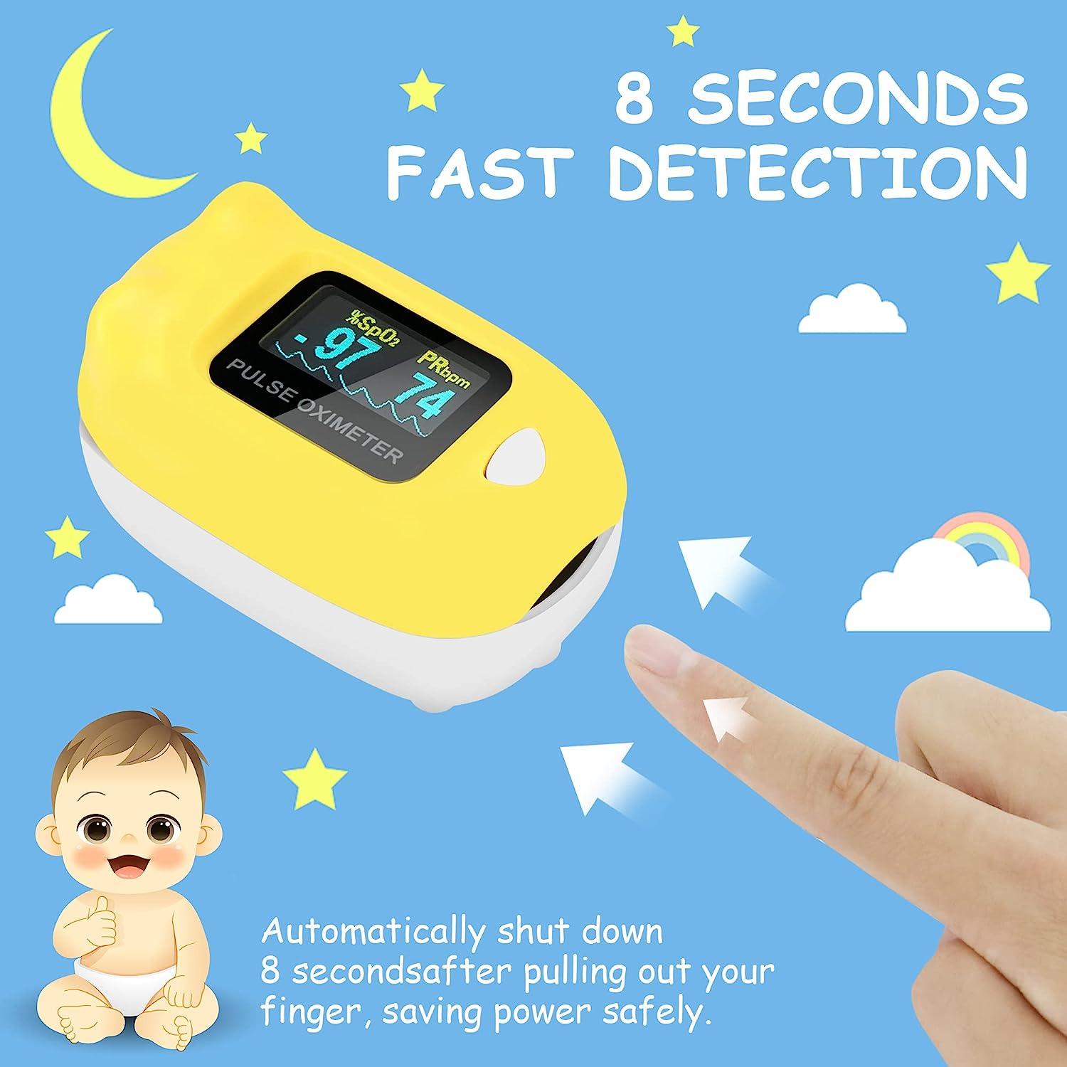 Pulse Oximeter Fingertip Monitor for Baby | SpO2 with Plethysmograph ...