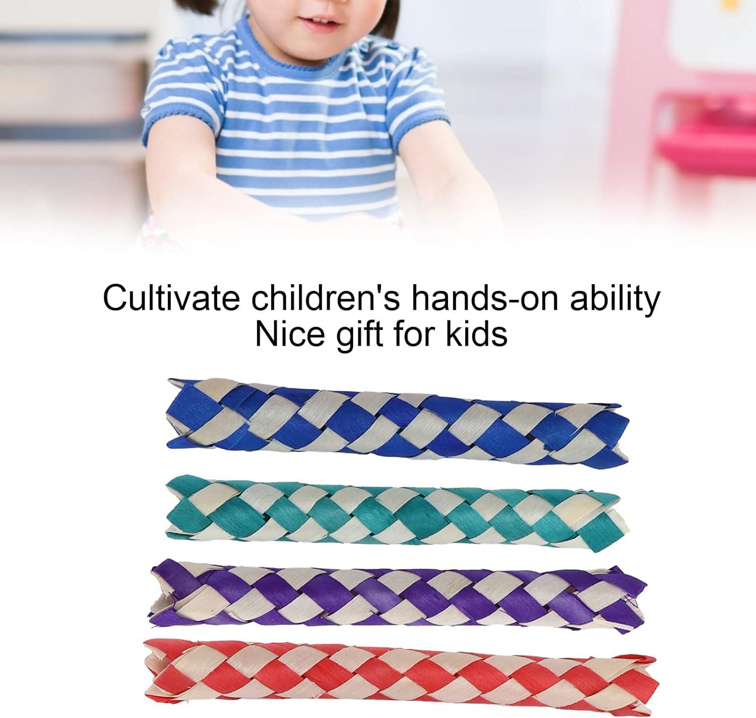 Zerodis 24Pcs Finger Traps - Eco-Friendly Bamboo Chew Toys for Kids ...