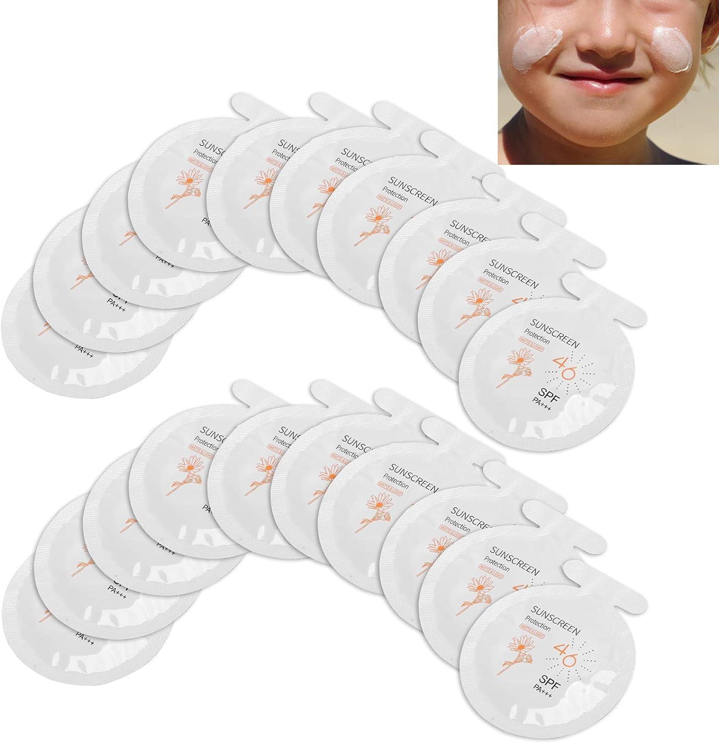 Sonew Face & Body Sunscreen Travel Packet SPF46 PA+++ None Greasy and ...