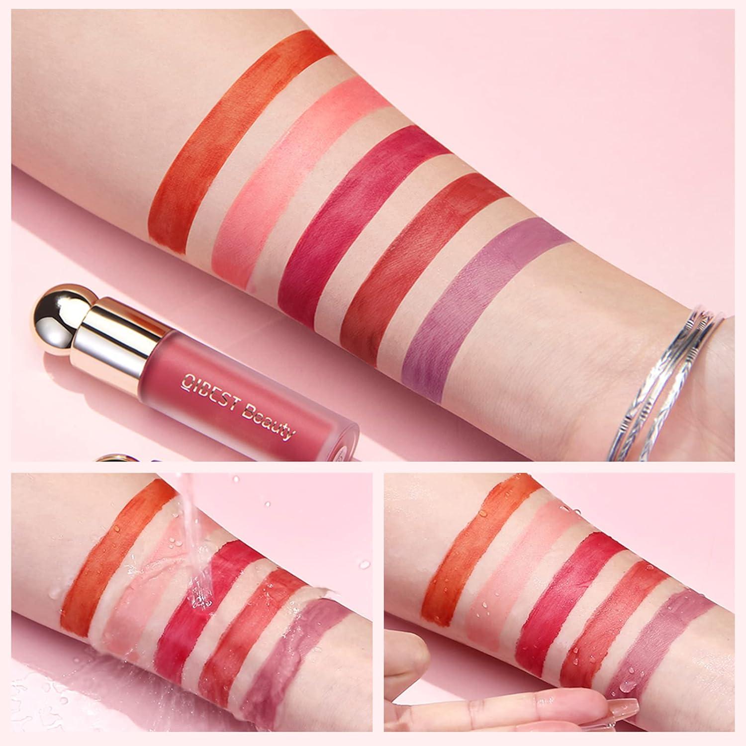 Velvet Matte Liquid Blush #04 - Long-Lasting, Smudge-Proof, Natural ...