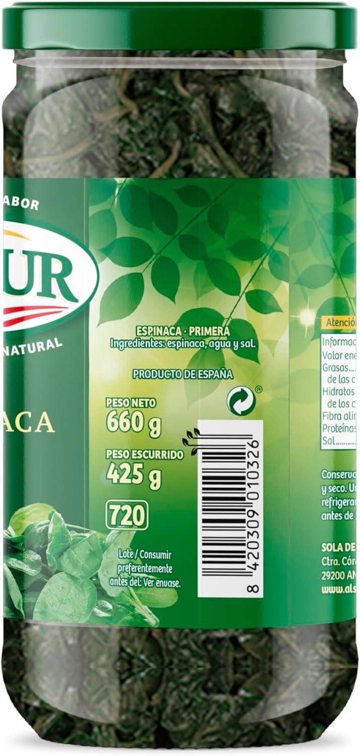 ALSUR Spinach Bottle 660 G Primera | Buy Now with Express International ...