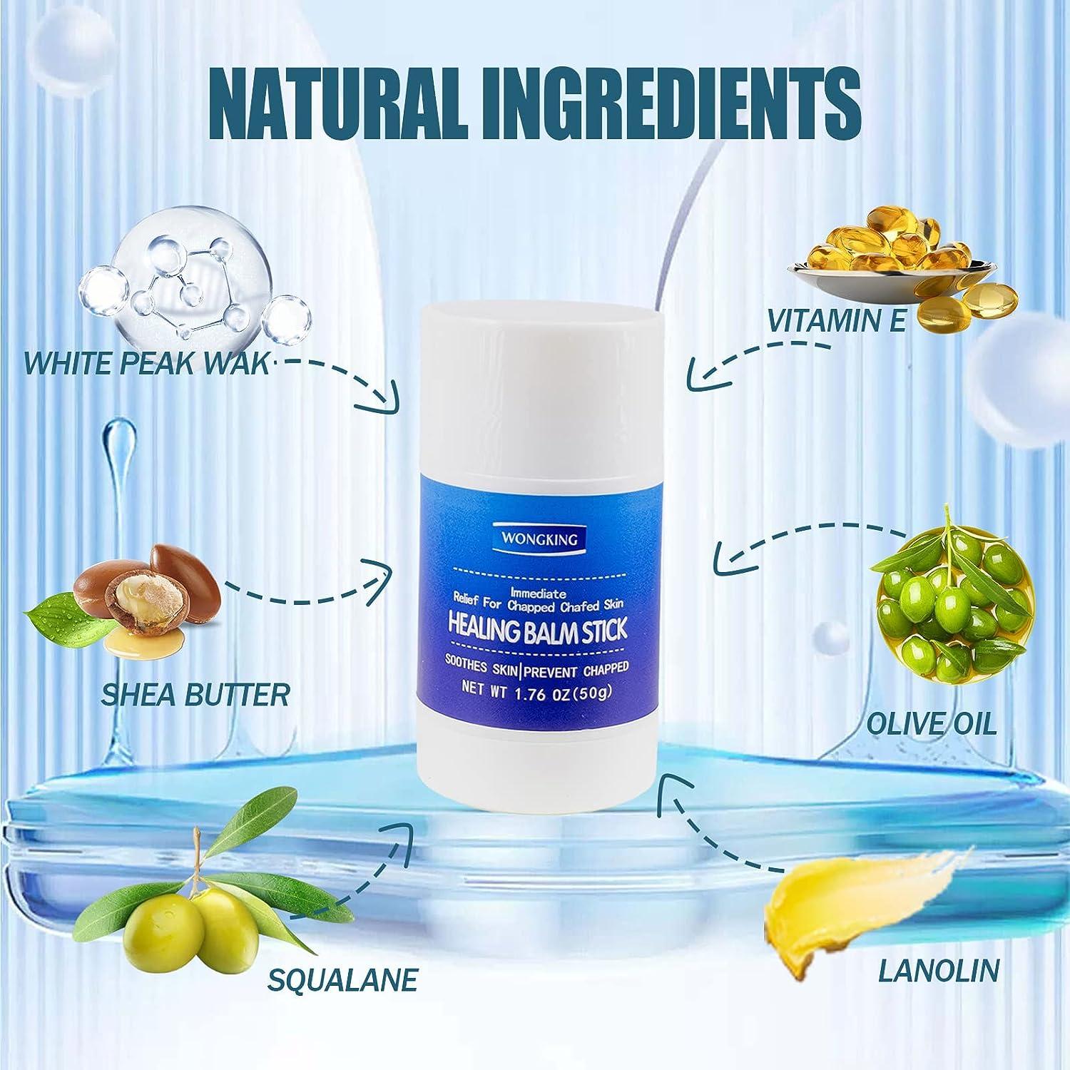 Wongking Healing Balm Stick - Cracked Heel Repair with Vitamin E and ...