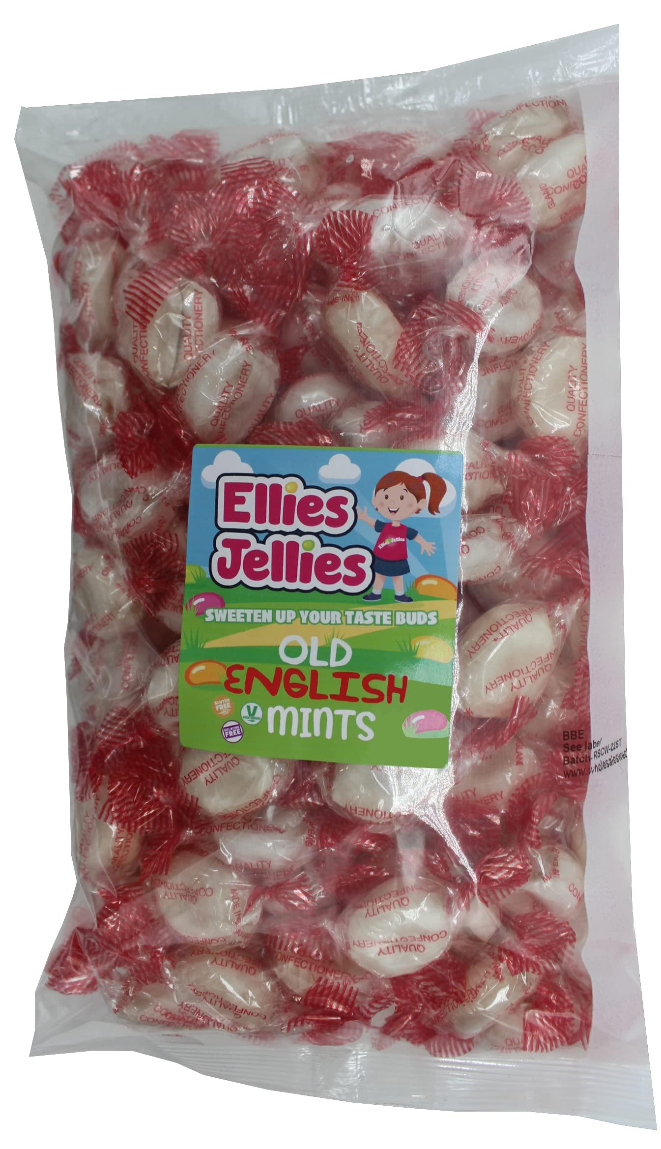 Ellies Jellies Old English Mints 1kg Bag | Buy Now with Express ...