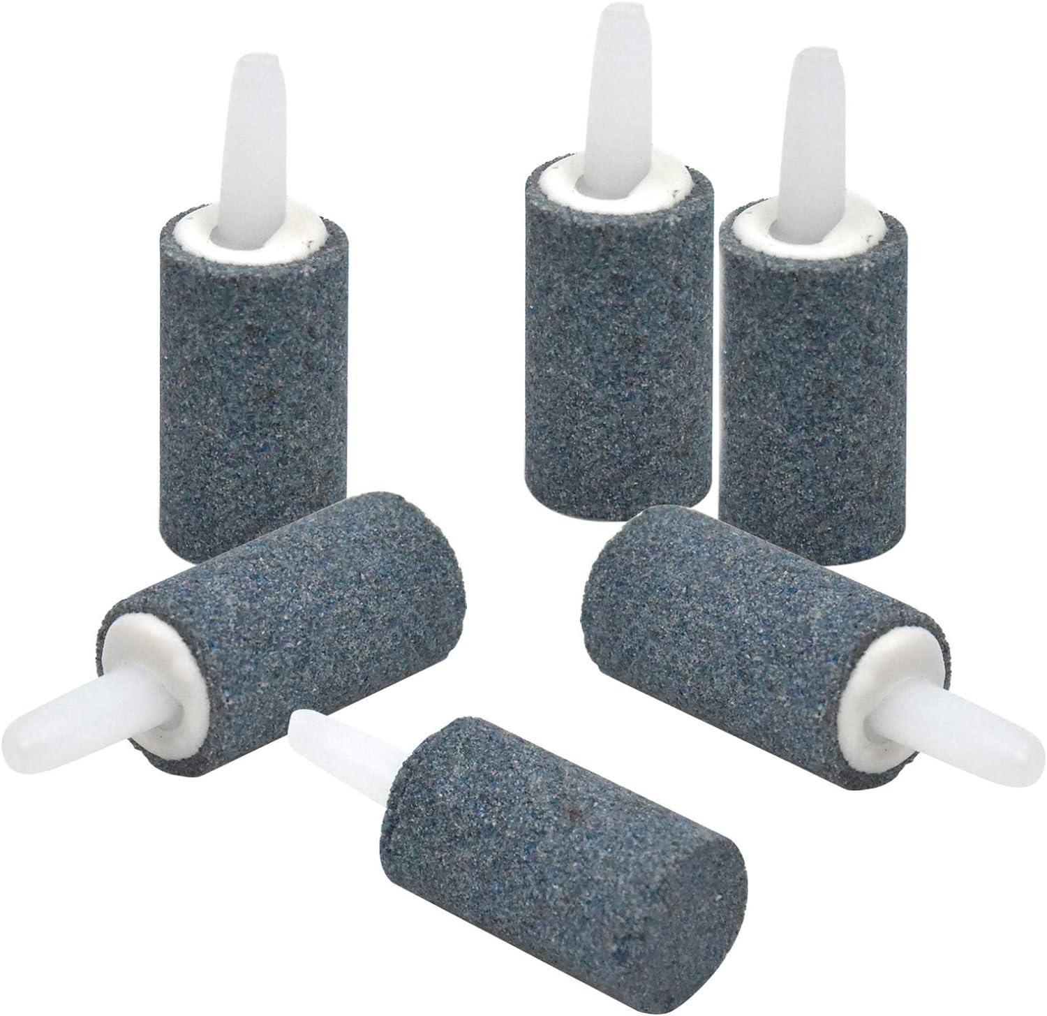 Skyzone Air Stone for Aquarium - 10pcs Airstone with Cylinder Bubble ...