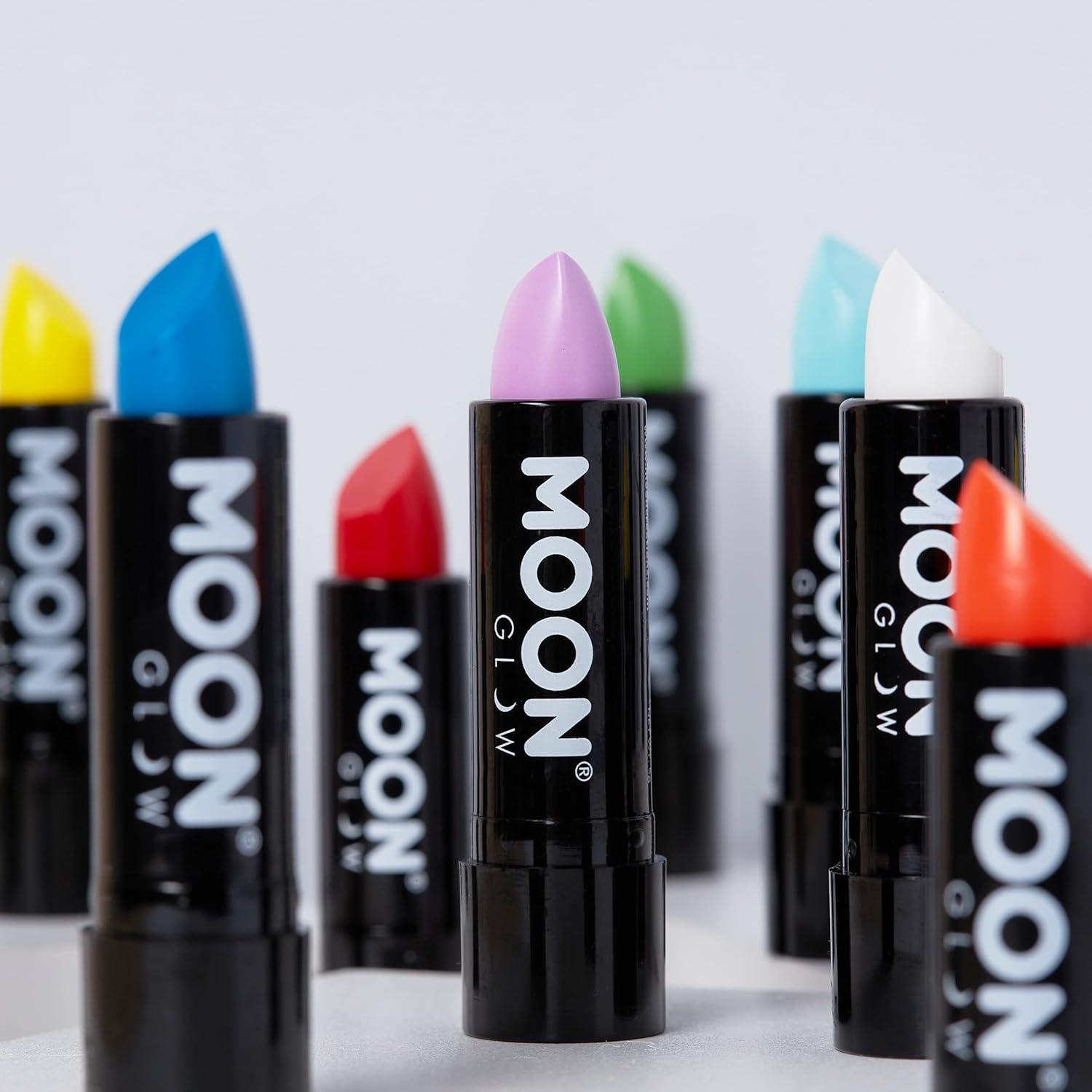 Moon Glow Neon UV Lipstick - Bright Pastel Colors that Illuminate Under ...