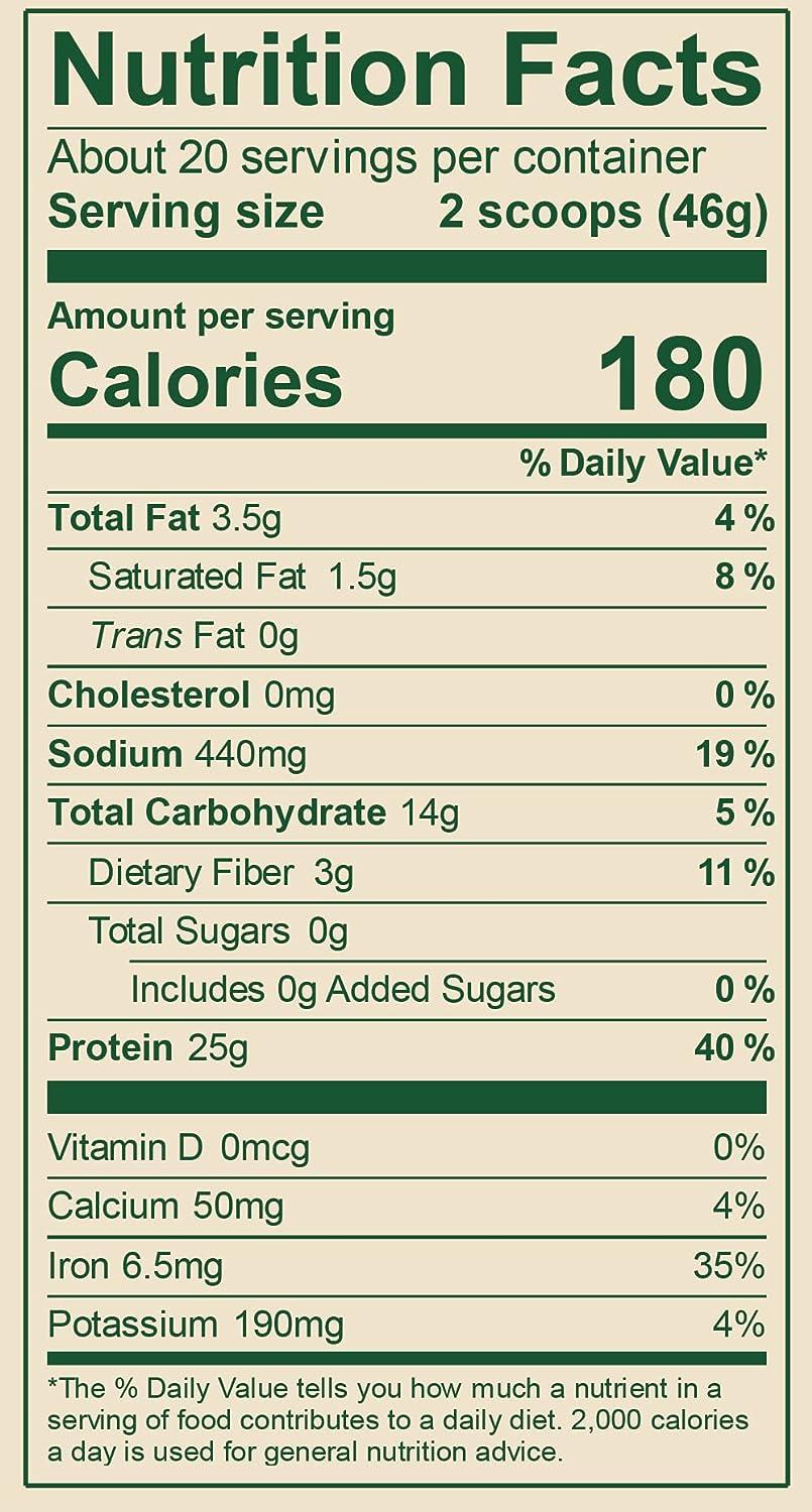 Vega Original Protein Creamy Chocolate 2lbs - Vegan Powder with 25g ...