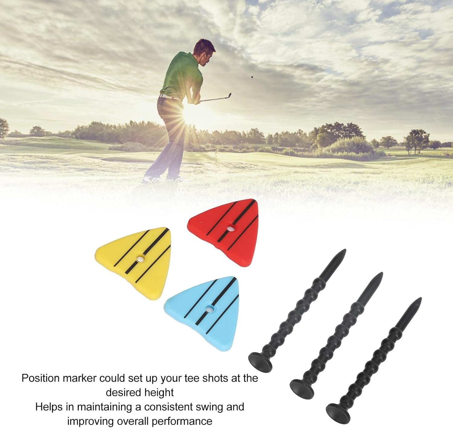 Height-Adjustable Golf Tees Set | Golf Ball Position Marking & Training ...