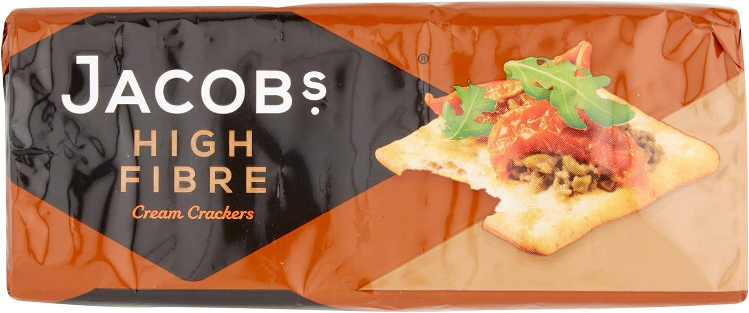 Jacob's High Fibre Cream Crackers 200 g (Pack of 12) | Buy Now with ...