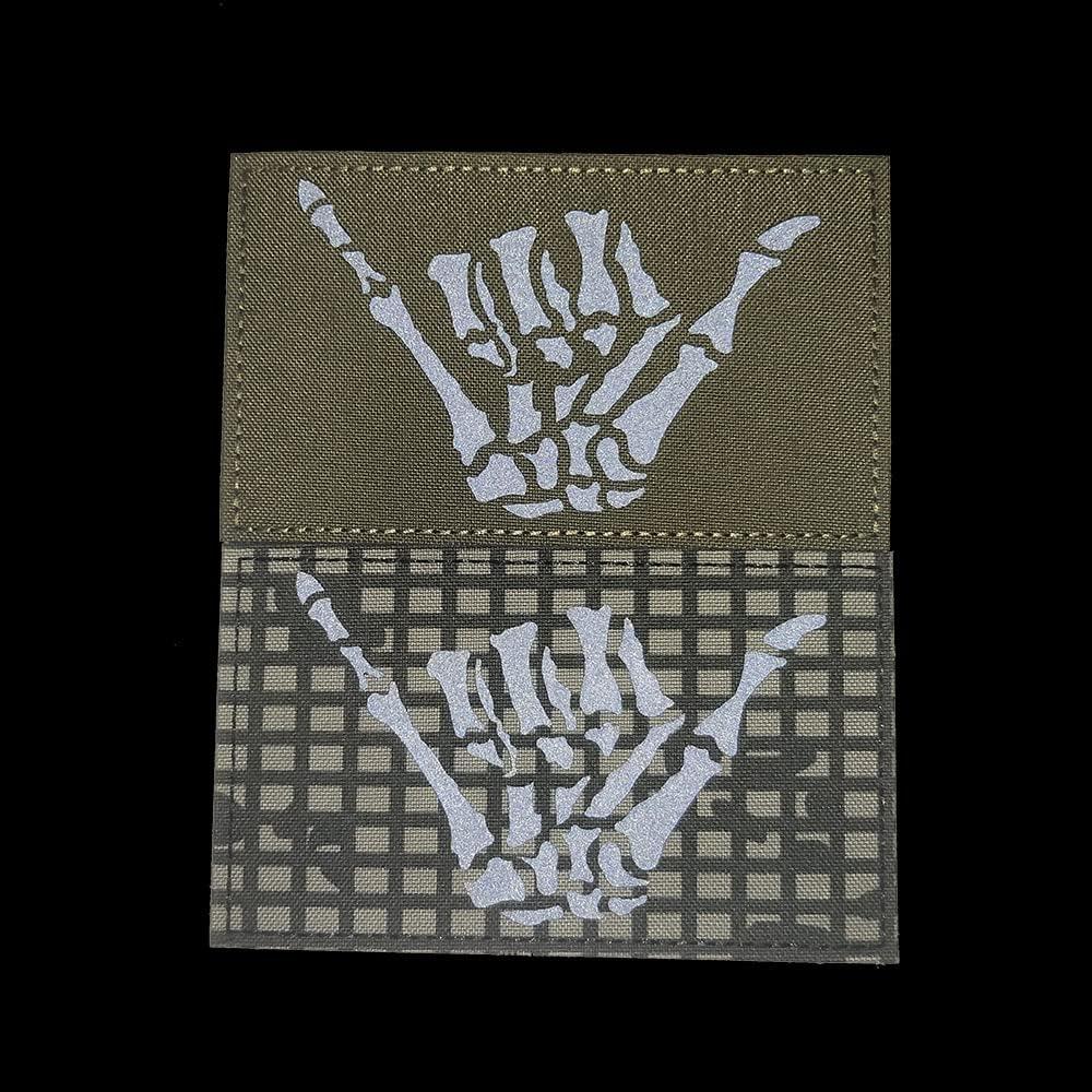 Taifeng Desert Night Camo Infrared IR Skull Skeleton Middle Finger ...