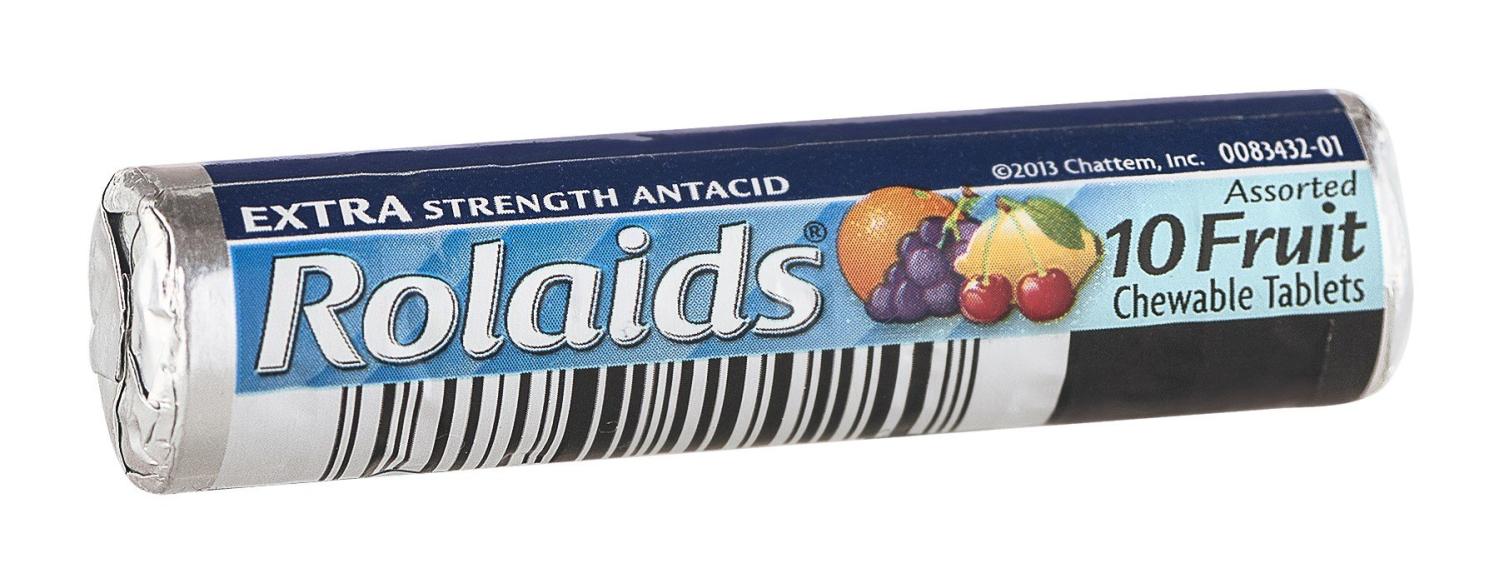 Rolaids Extra Strength Antacid Chewable Tablets - 10 Pieces, Assorted ...