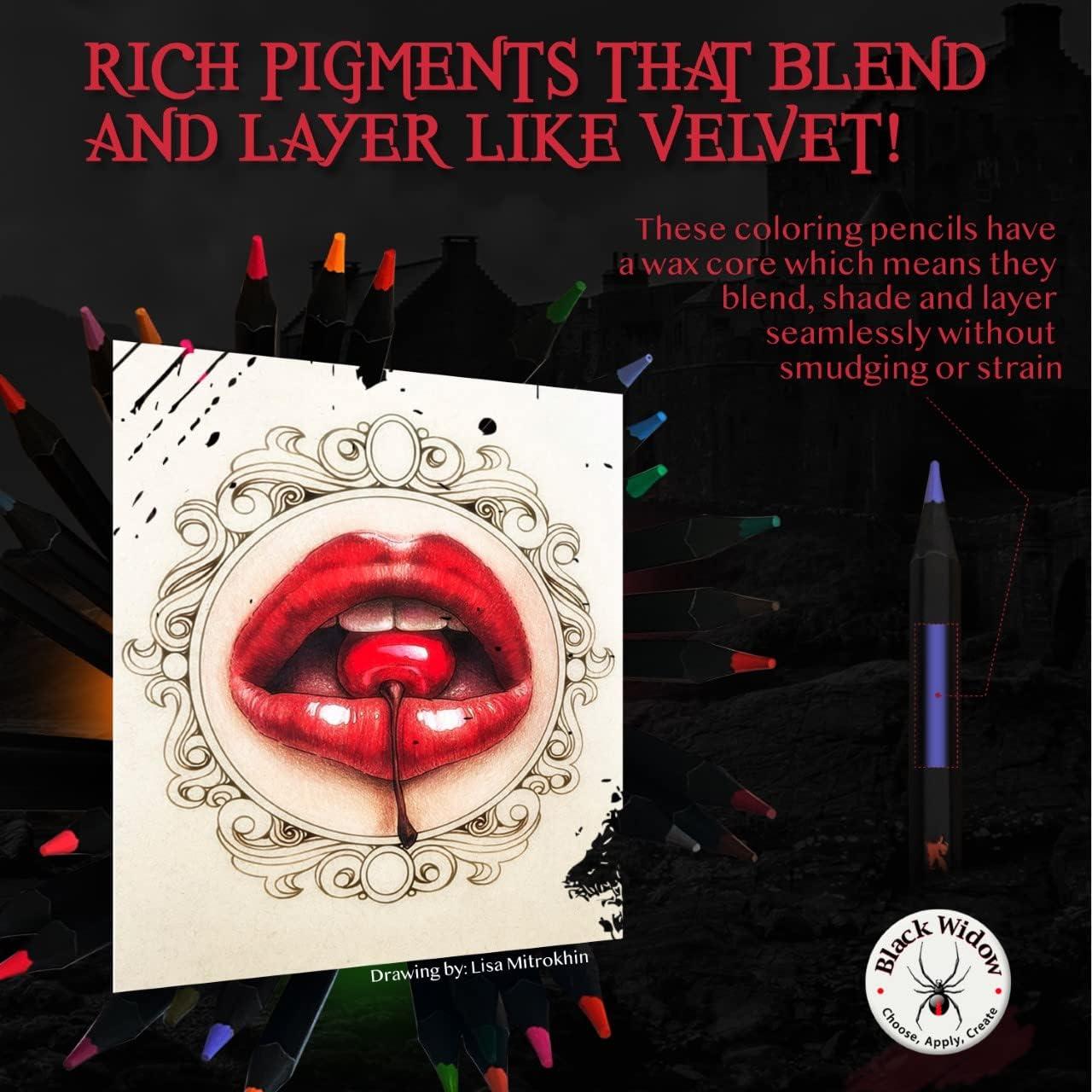 black widow coloring book