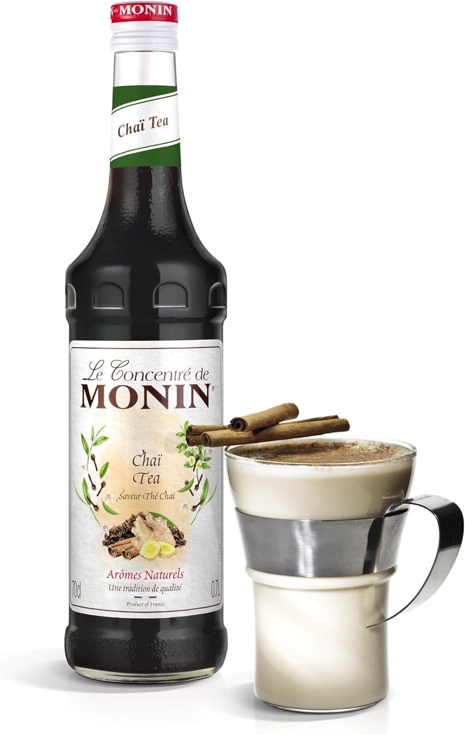 MONIN Premium Chai Tea Concentrate 700ml - Allergen-Free & Vegan ...