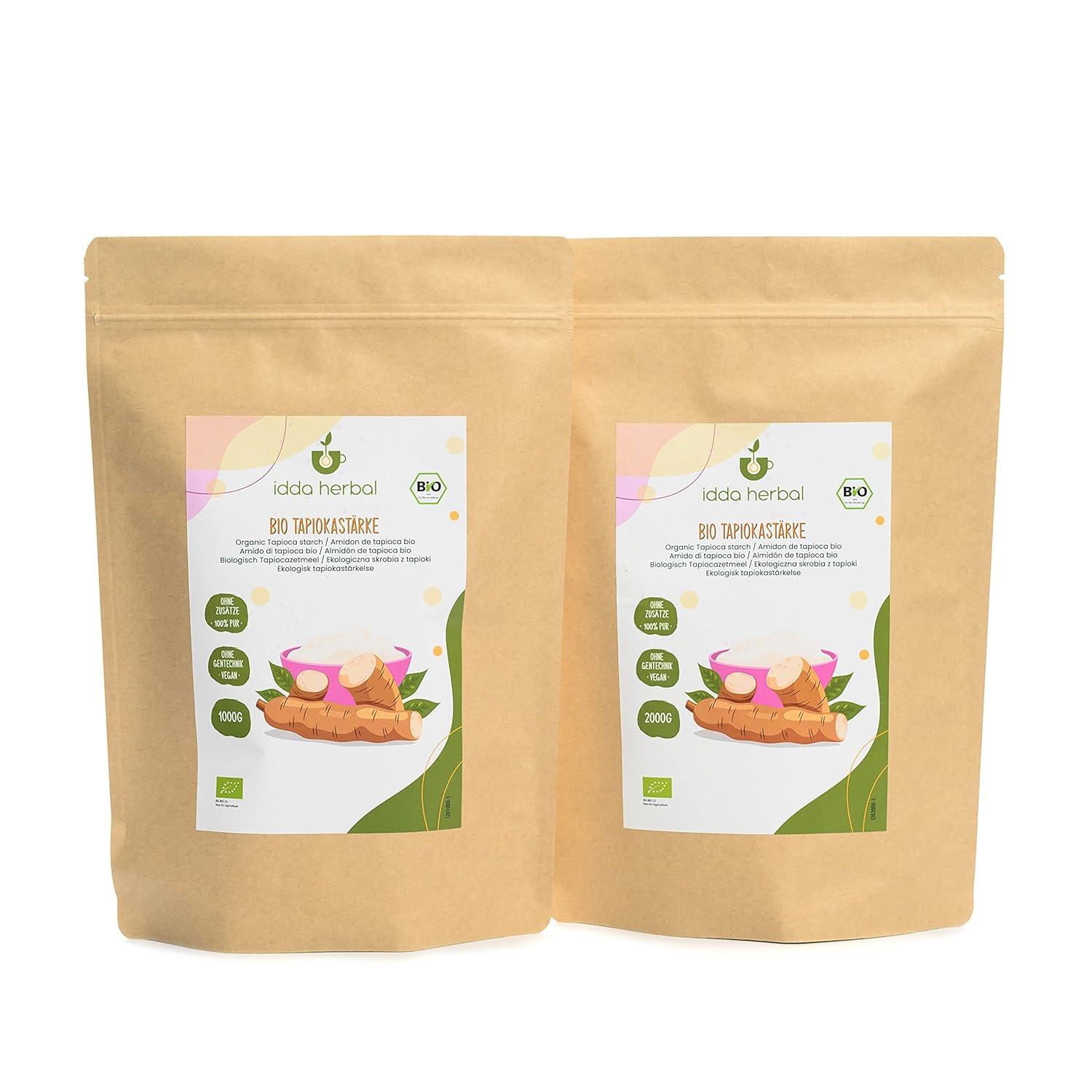 Organic Tapioca Starch 2kg | Pure & Natural Tapioca Flour | Vegan ...