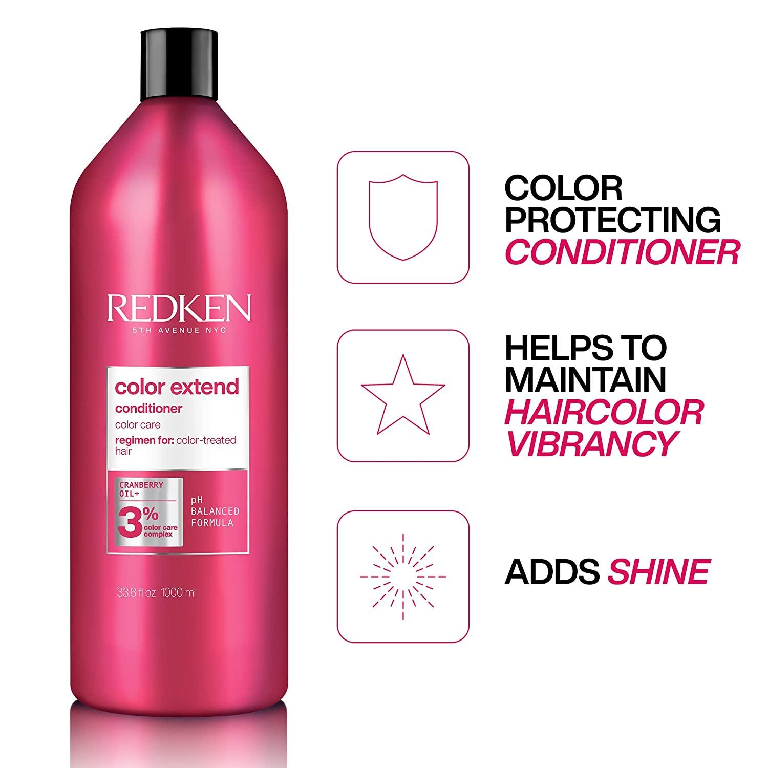 Redken Color Extend Conditioner 33.8 Fl Oz - Detangles, Smooths ...