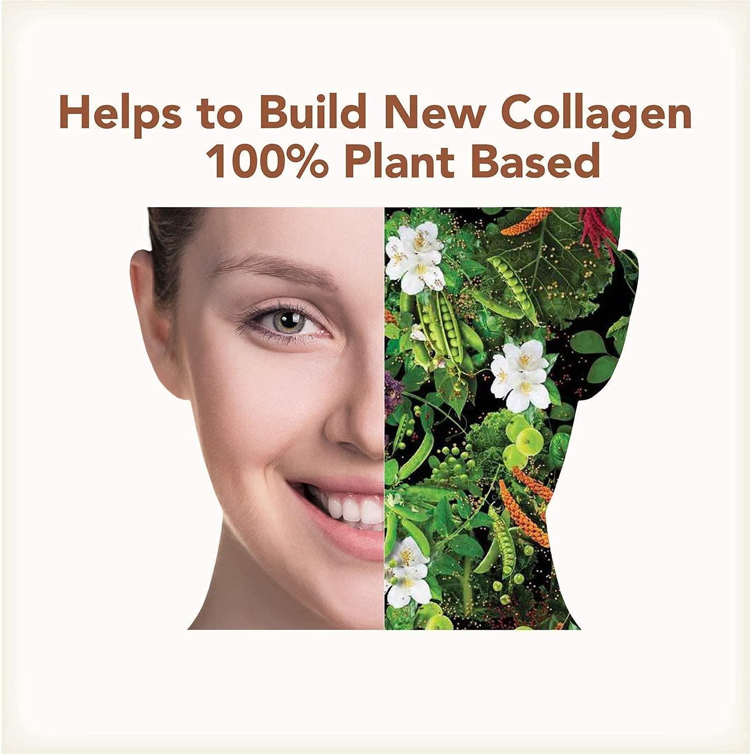 PlantFusion Vegan Collagen Powder - Plant-Based Protein for Muscle ...