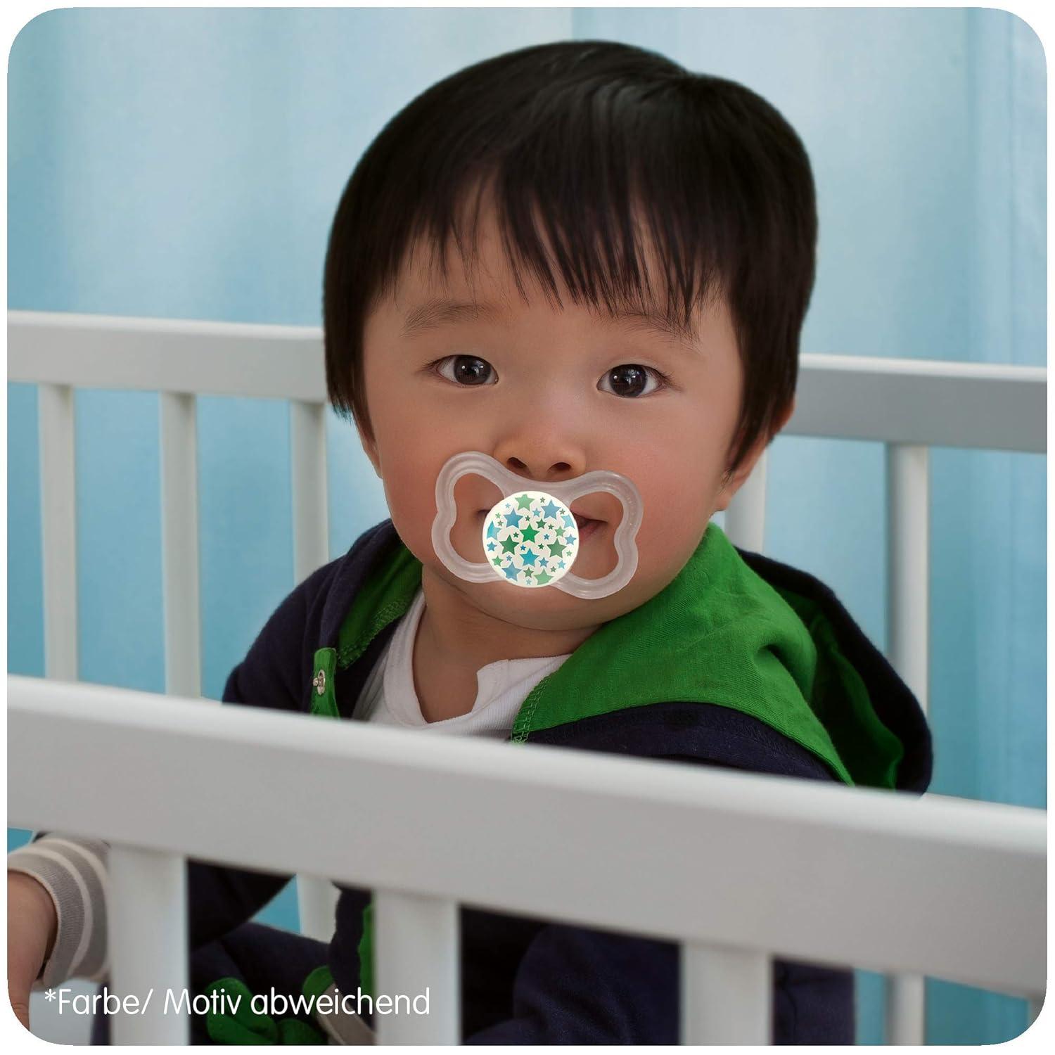 Buy Mam Air Night Silicone Pacifiers - Set of 2 Tooth-Friendly ...