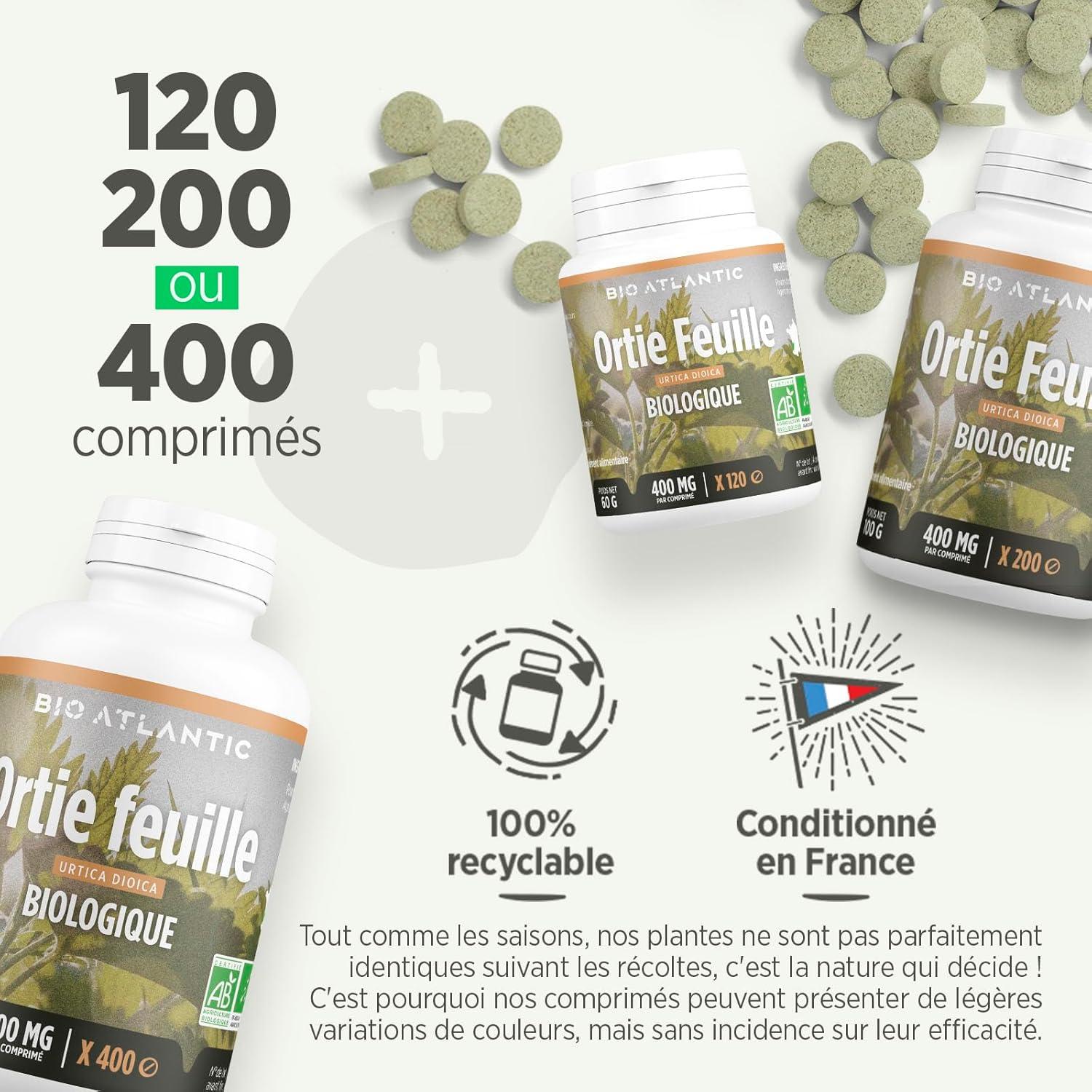 Organic Leaf Nettle - 400 mg - 200 tablets | Buy Now with Express ...