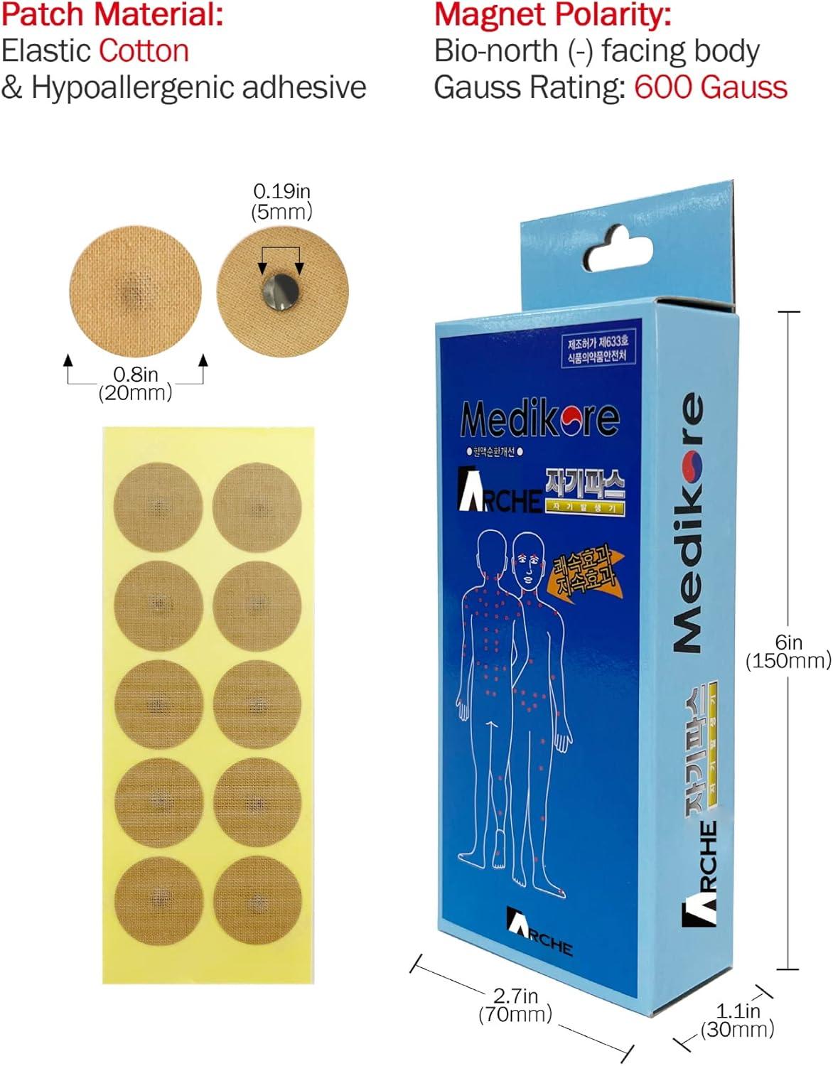100pcs ACU-Magnetic Patches | Pain Relief Magnets Like Acupuncture ...