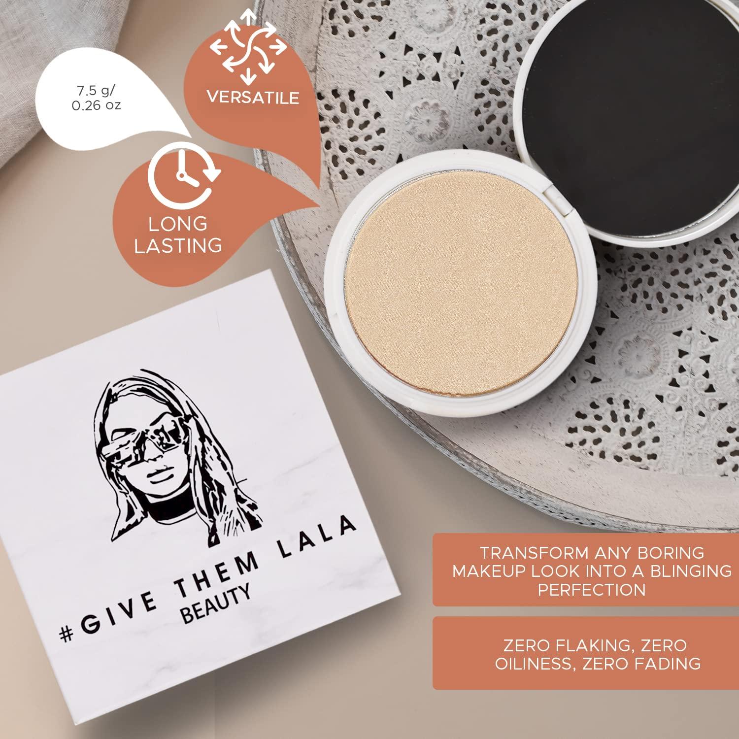 Give Them Lala Pressed Highlighter - Star Kissed | Highly Pigmented ...