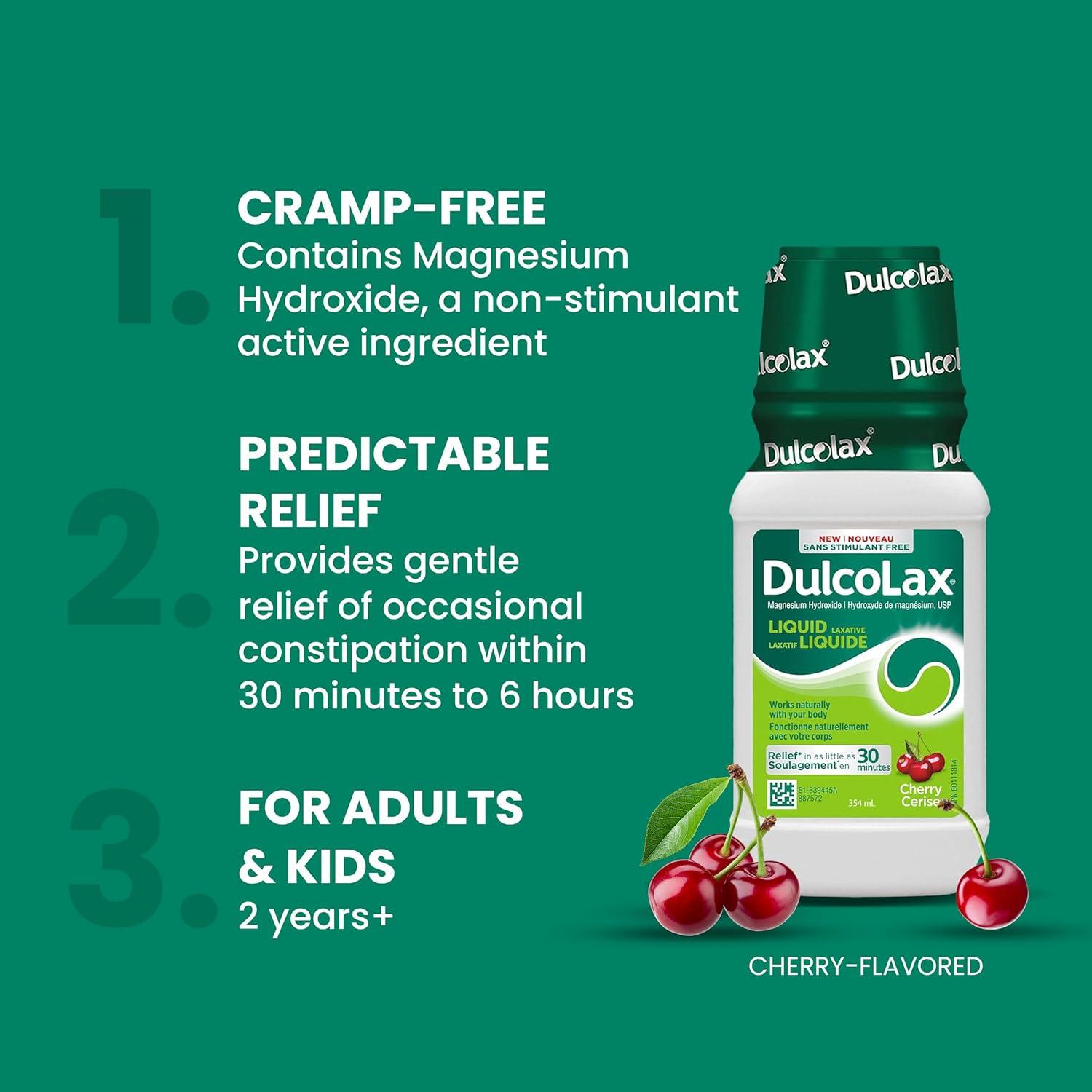 Dulcolax Liquid Laxative for Gentle Occasional Constipation Relief For ...
