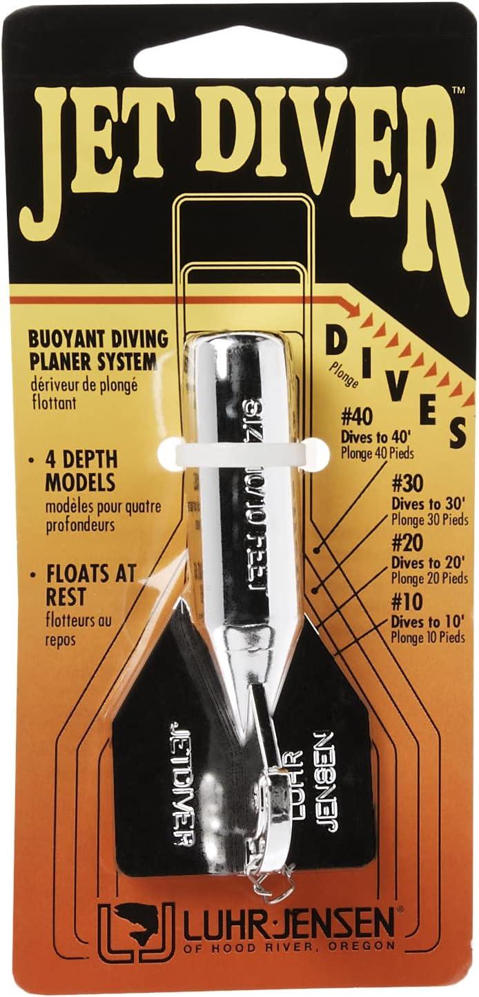 Luhr Jensen 10' Jet Diver Silver (5540-010-0920) - High-Quality Fishing ...