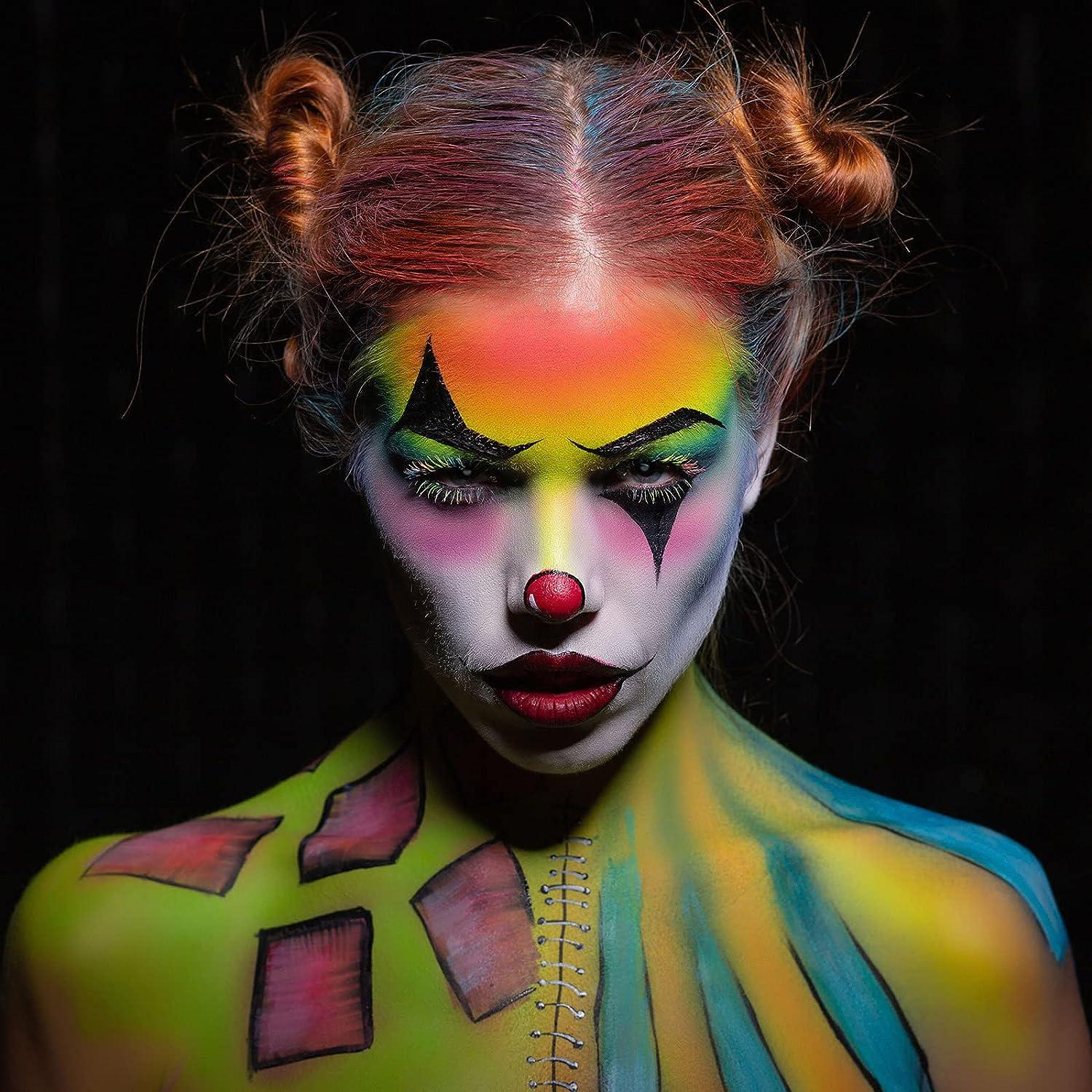 UCANBE Face Body Paint Set - 15 Colors Makeup Palette Kit with 10 ...