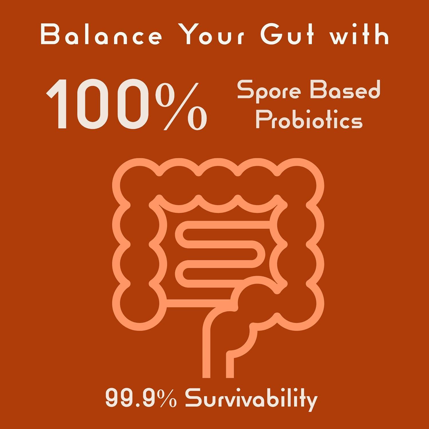 Bacillus B3 Probiotic Complex & Bioactive Enzymes - 100% Spore-Based ...