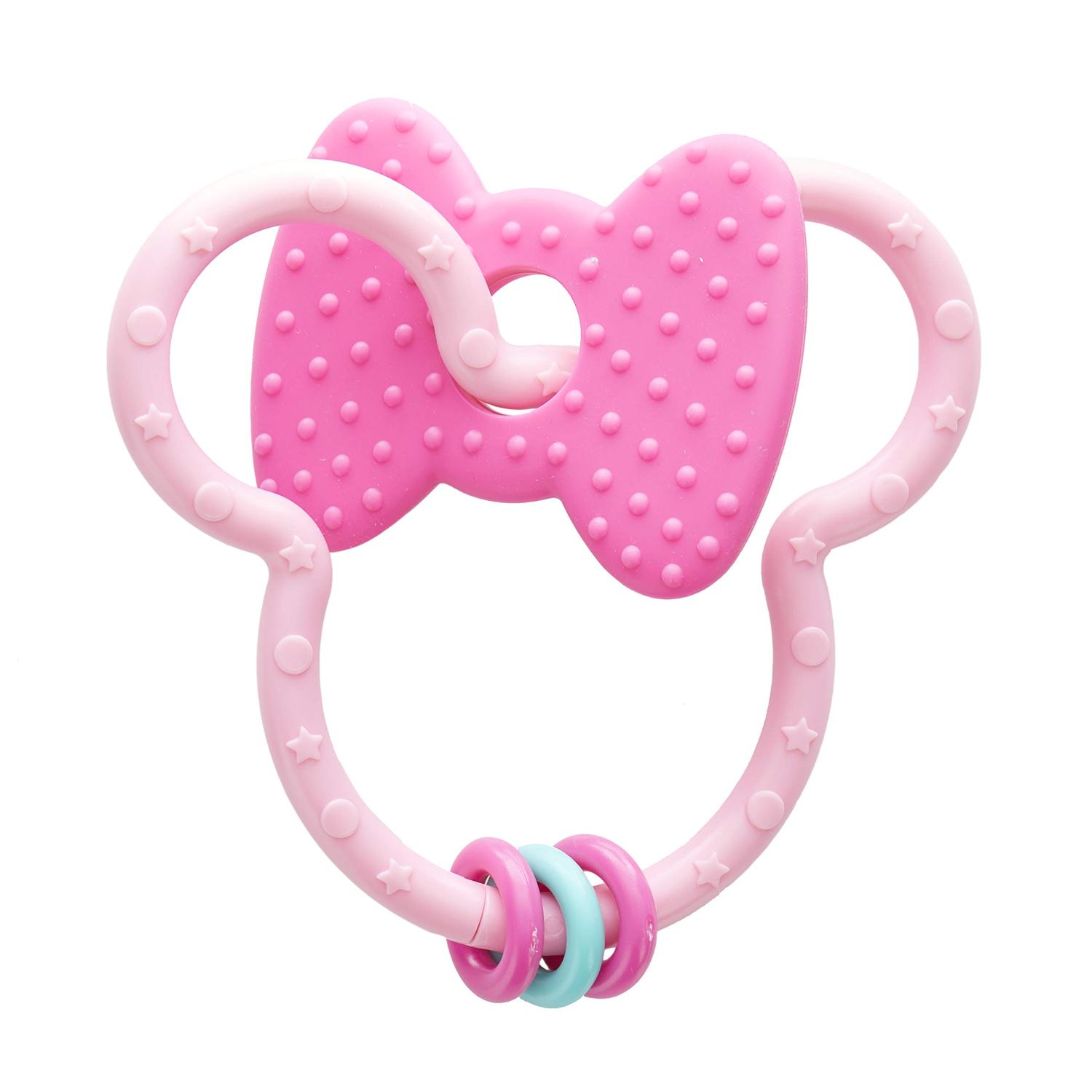 Disney Baby Minnie Mouse Teething Ring Toy - Soothing and Fun Teether ...