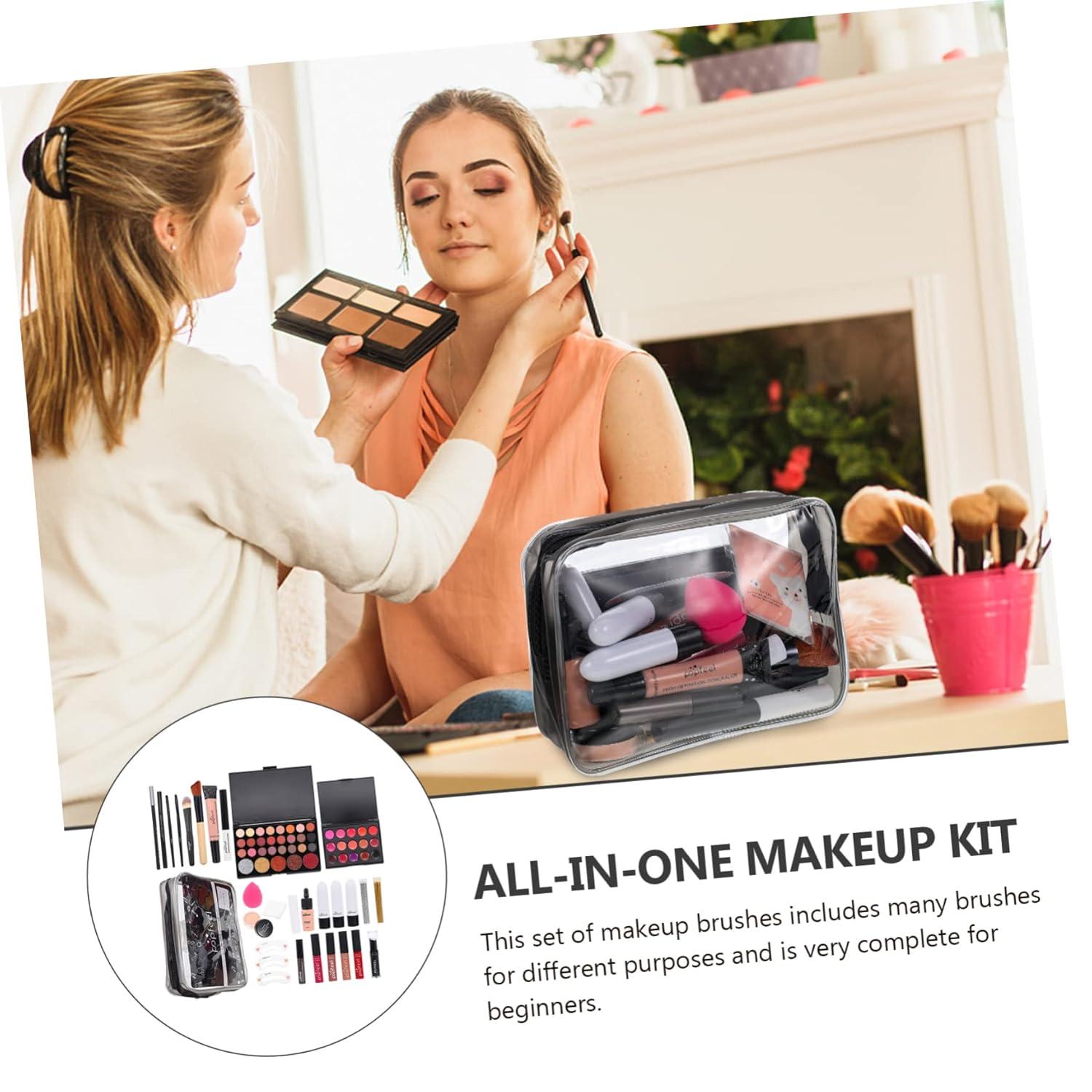 Women's All-in-One Makeup Set - Eyeshadow Blush & Brush Kit | Full ...