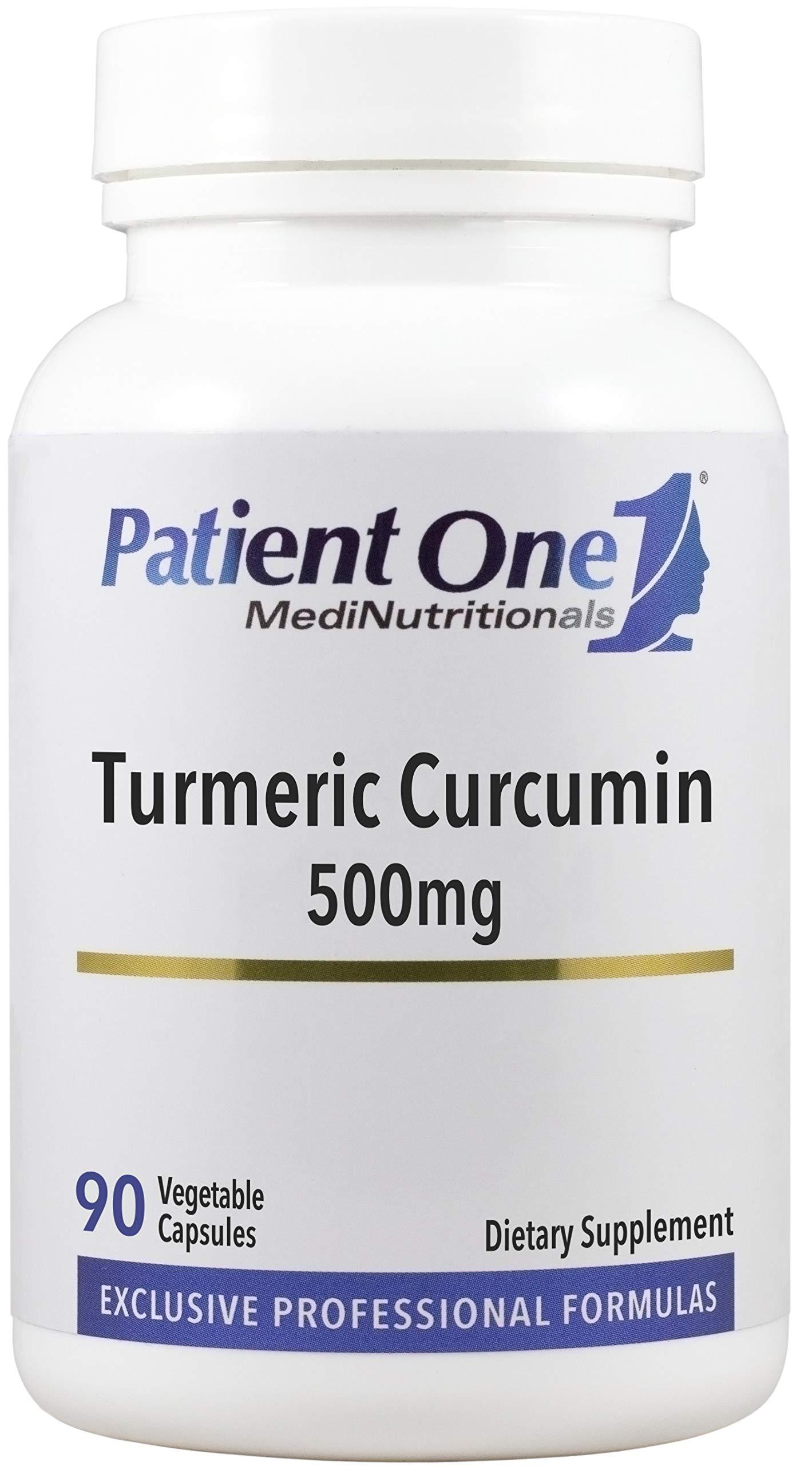 Patient One Turmeric Curcumin 500mg - 90 Veg Caps | Anti-Inflammatory ...