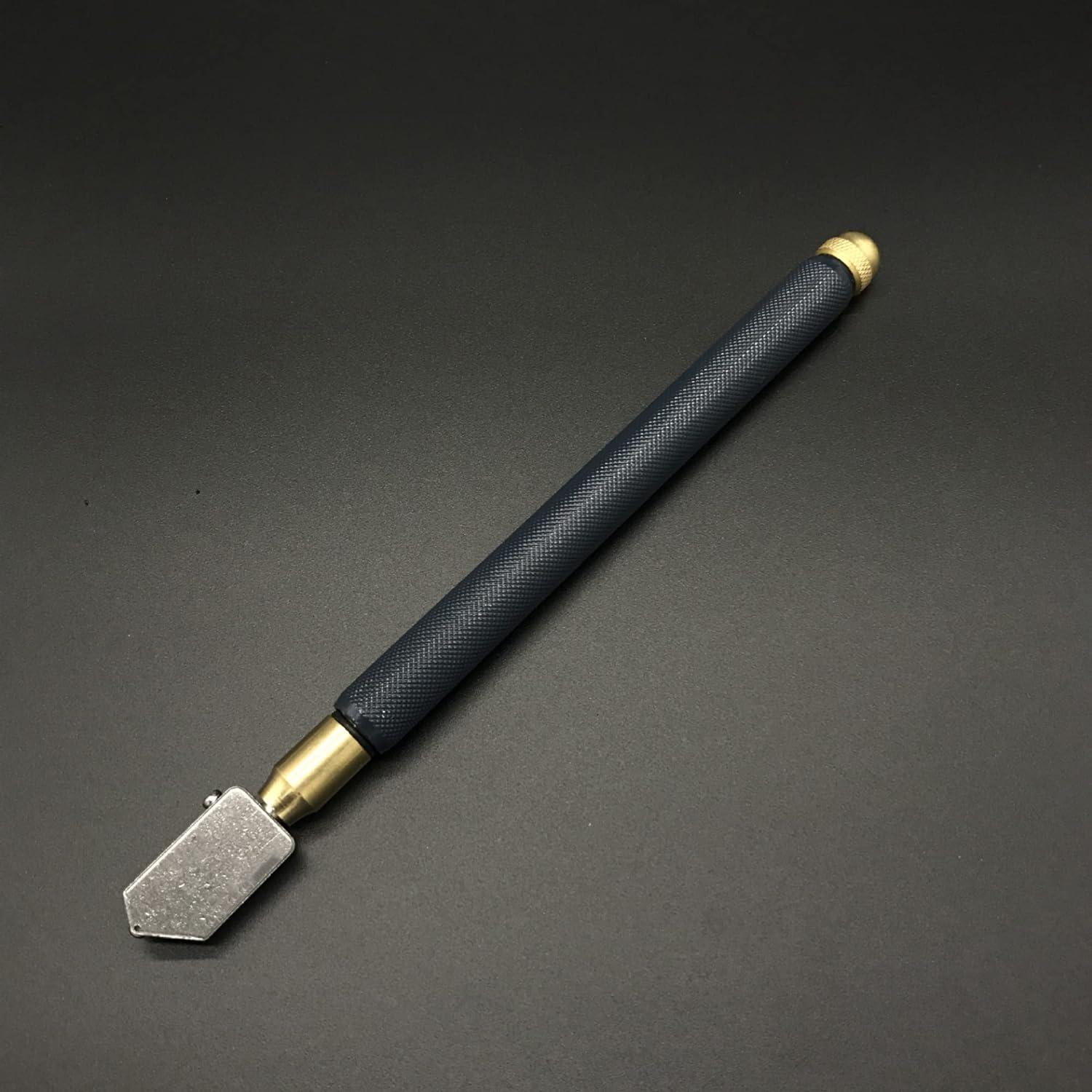 Professional Glass Cutter - Upgraded Diamond Tipped Tool with Carbide ...